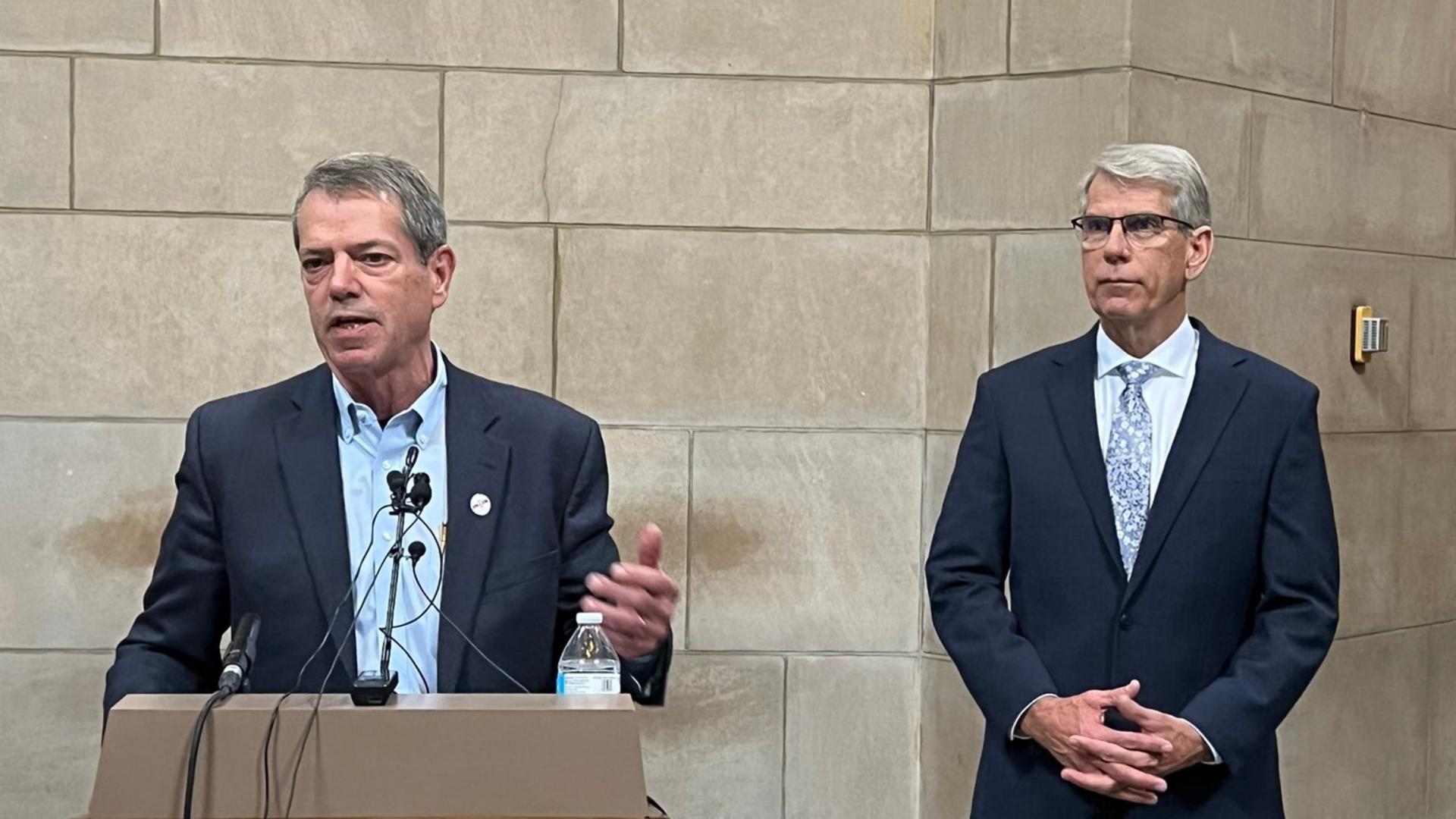 Nebraska governor candidate Jim Pillen announces running mate