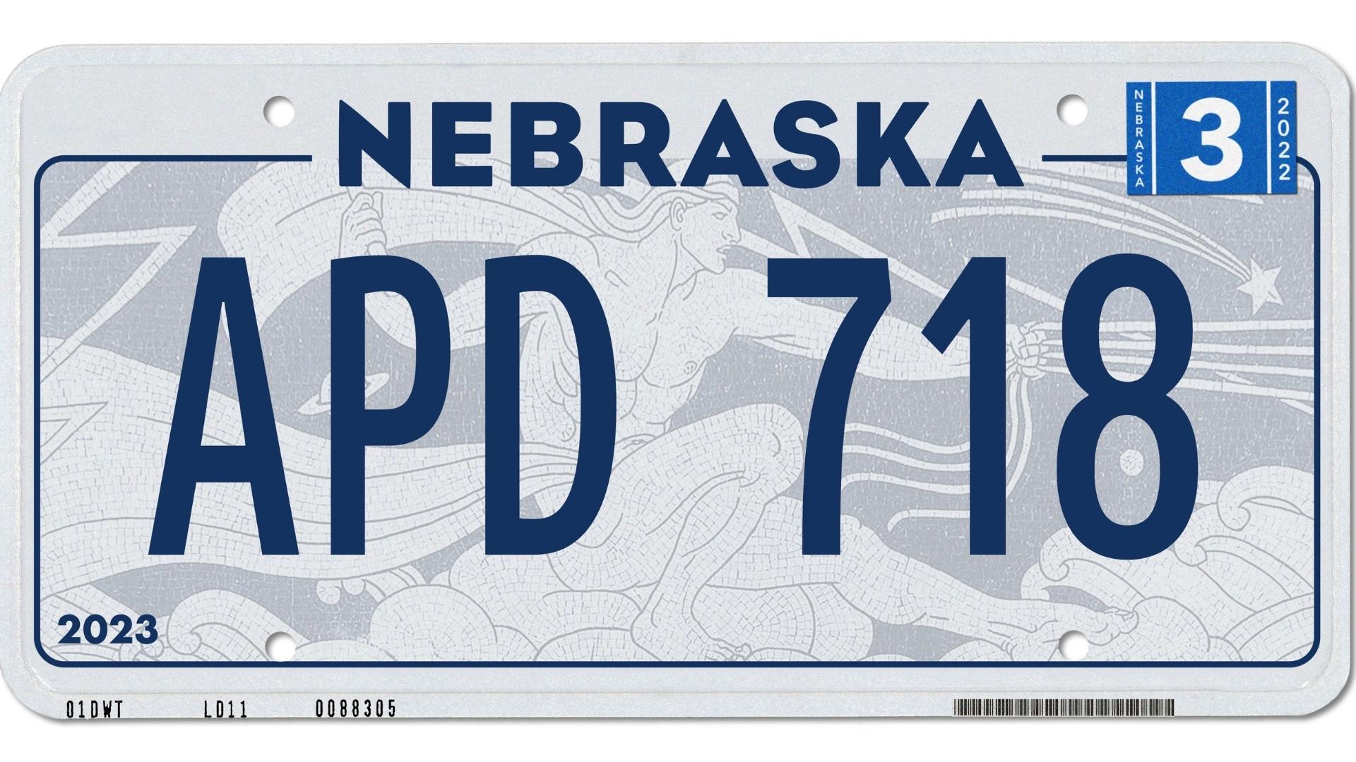 Nebraska Gov. Pete Ricketts reveals new license plate design