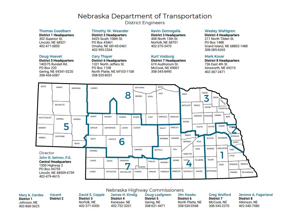 Nebraska transportation seeks public review for improvement program