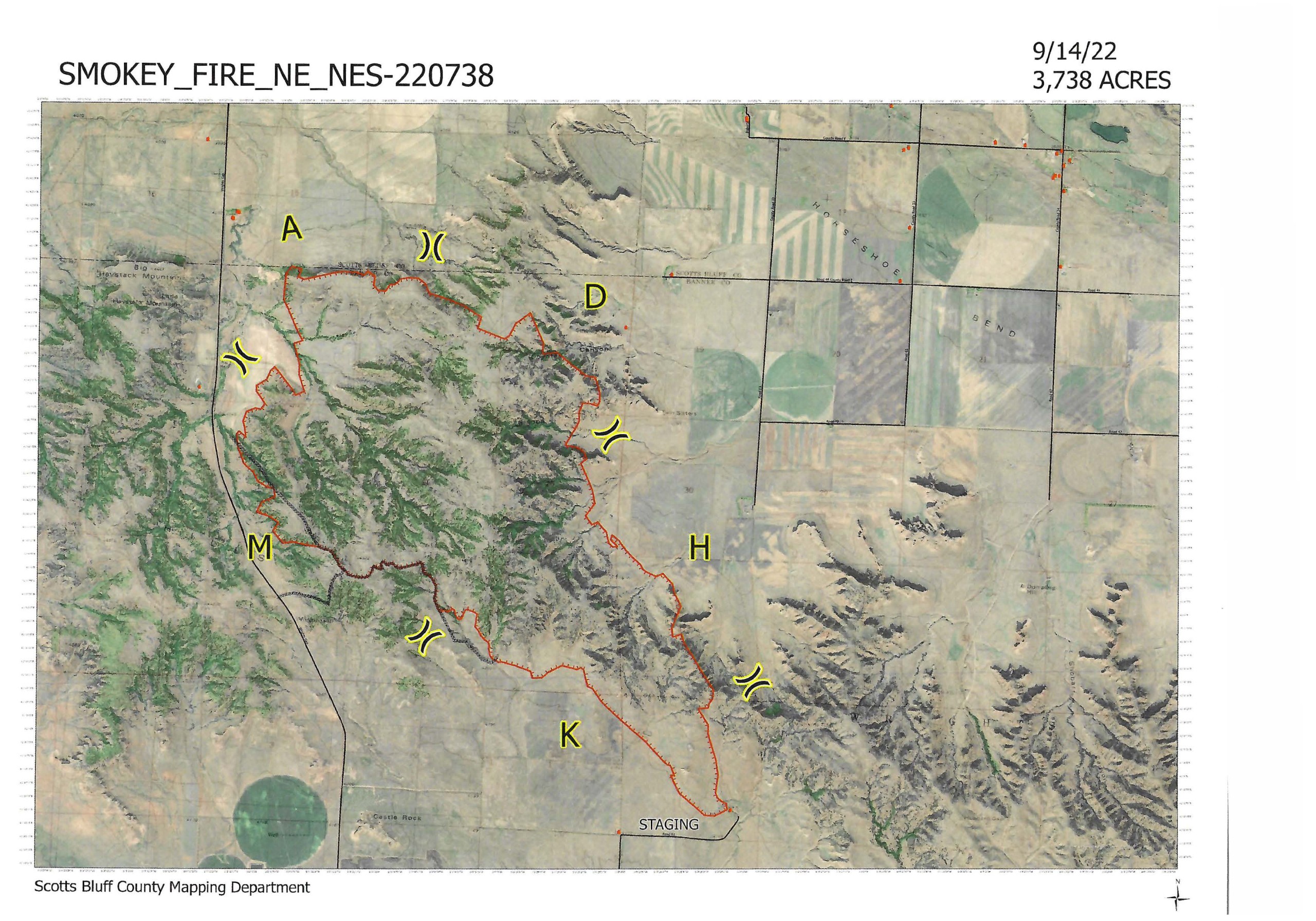Wildfire near Nebraska's western border about 28% contained