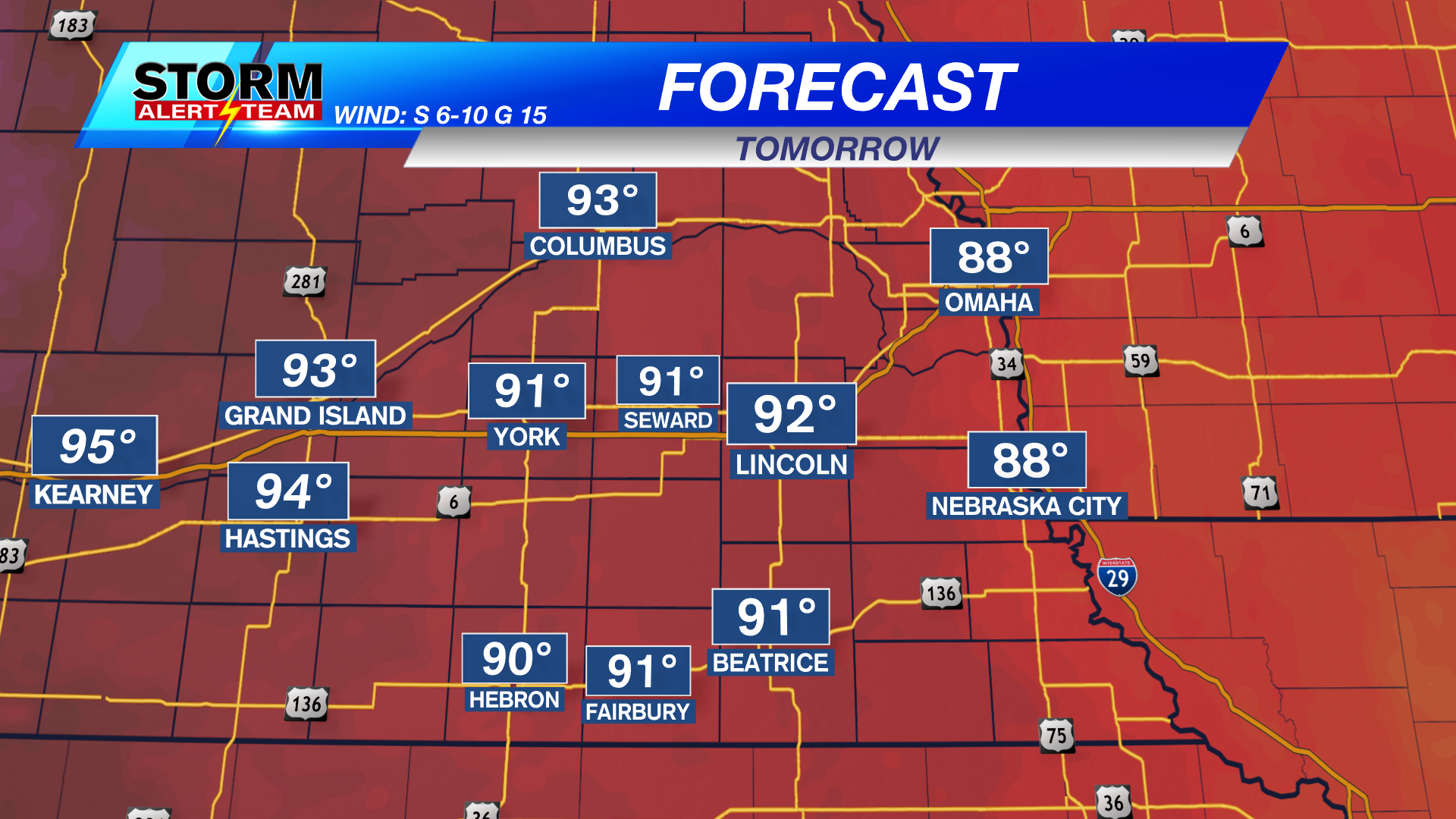 Warmer with 90-degree temperatures on the way