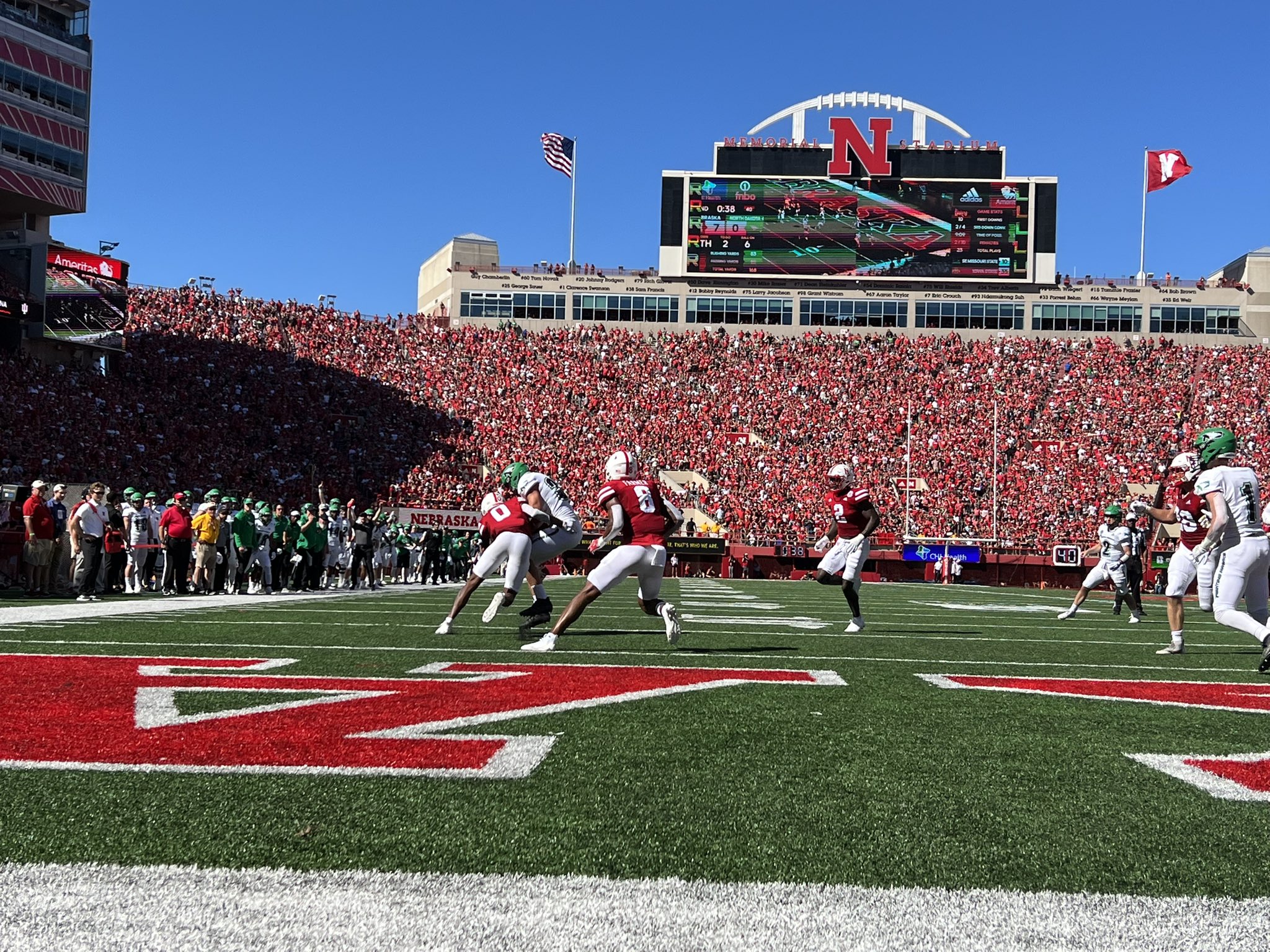 Nebraska breaks out in second half to defeat North Dakota
