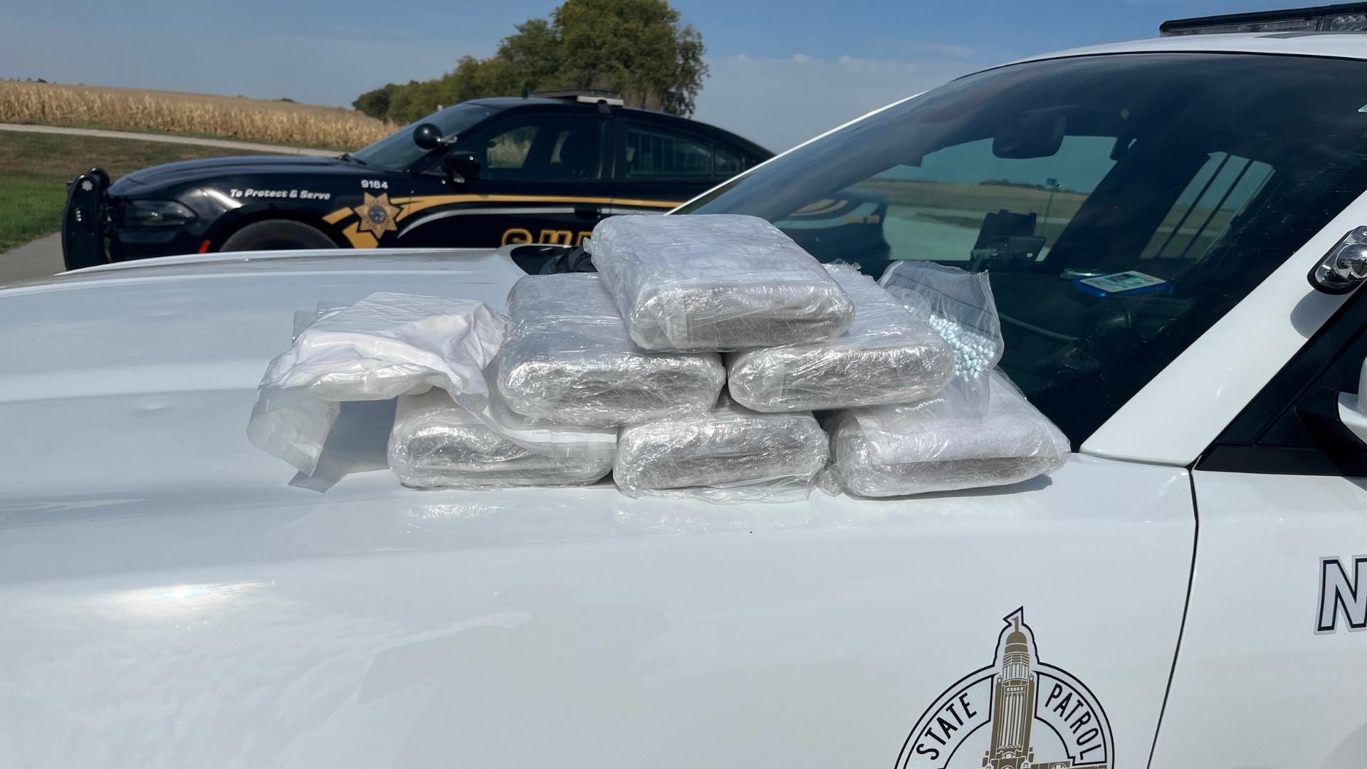 Nebraska troopers seize 17 pounds of cocaine in vehicle near Seward