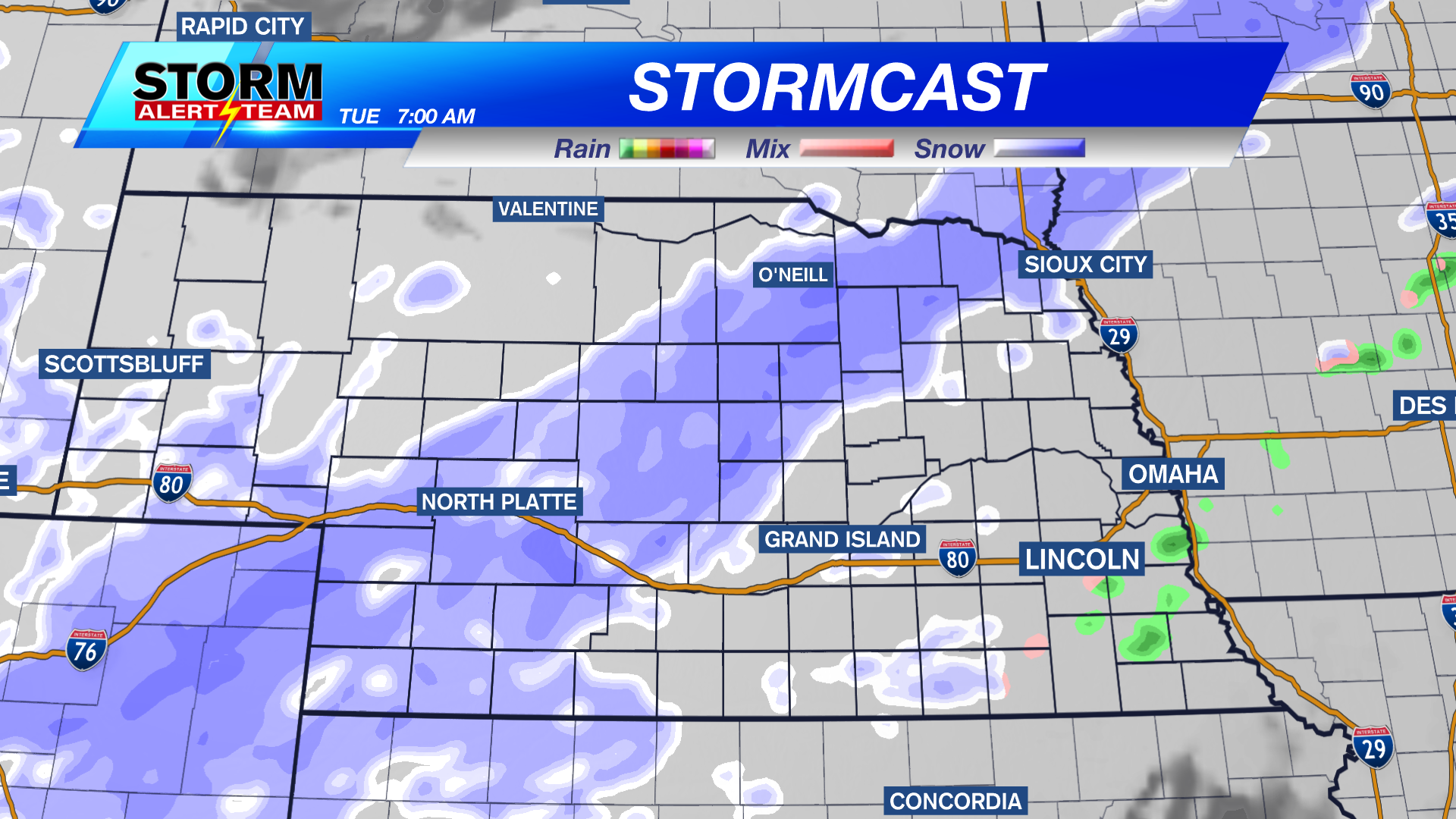 Warmest of the week come Monday