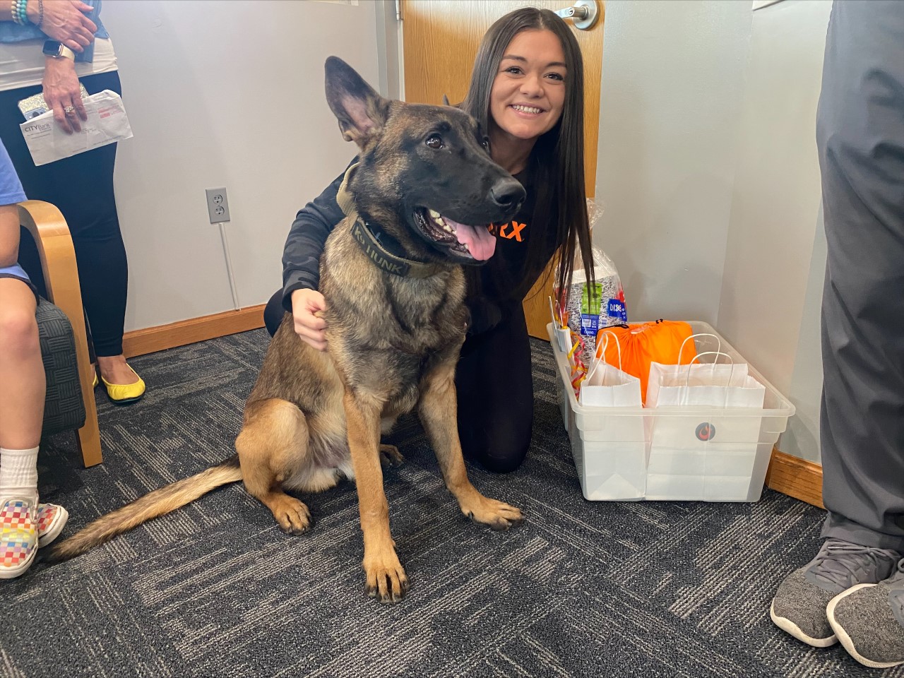 Meet Officer Hunk, newest member of Crete Police