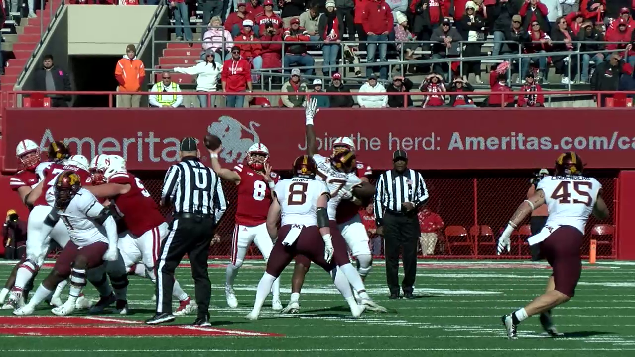 Huskers' QB chaos: Thompson questionable, Purdy out for Wisconsin game