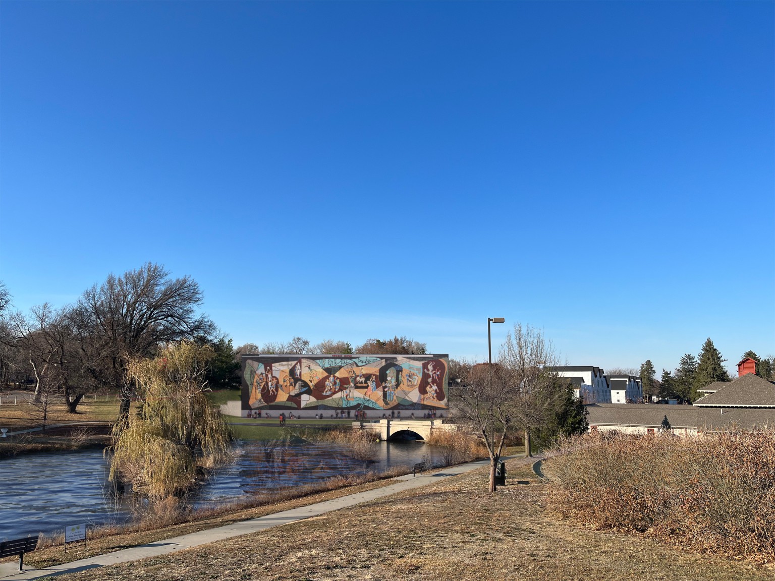 Historic Pershing mural finds new home at Lincoln's Wyuka Cemetery