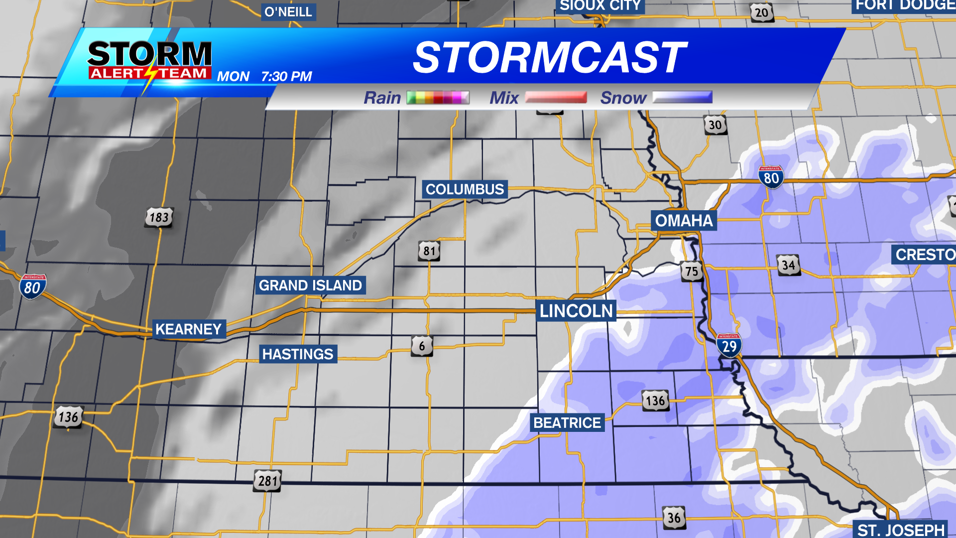 Light snow accumulations southeast, but cold weather lingers