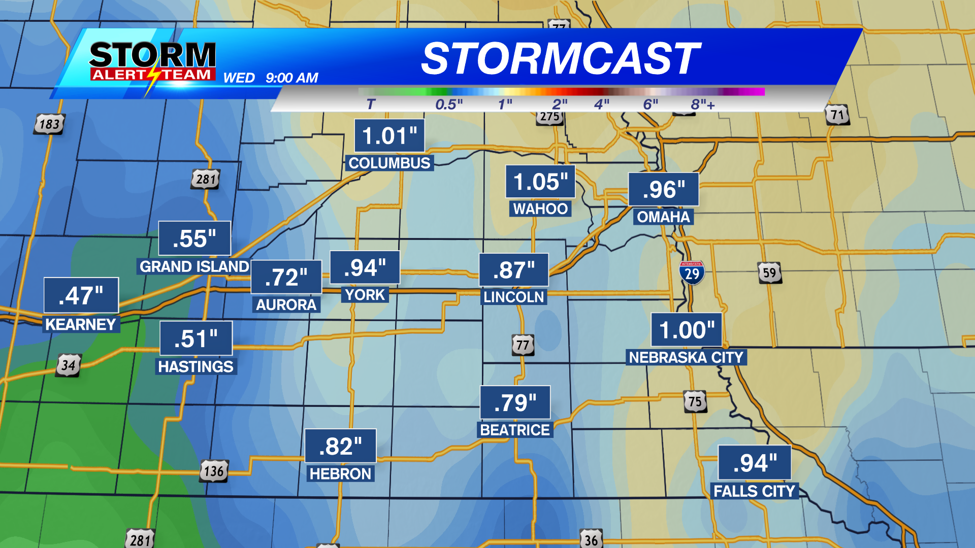 Drizzle to rain for eastern Nebraska; Winter weather expected west ...