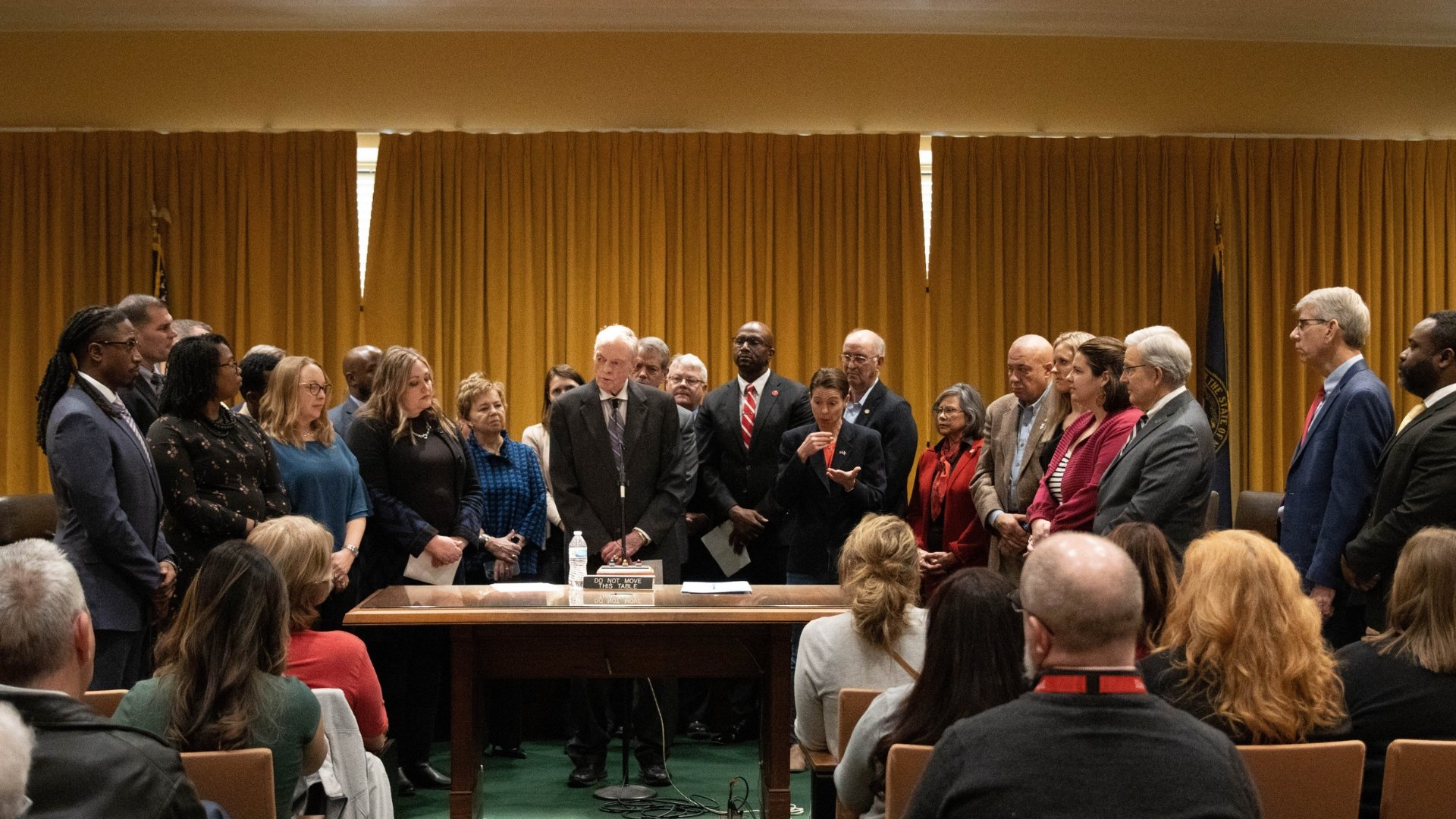 Gov. Pillen, joined by Tom Osborne, declares Nebraska Mentoring Month