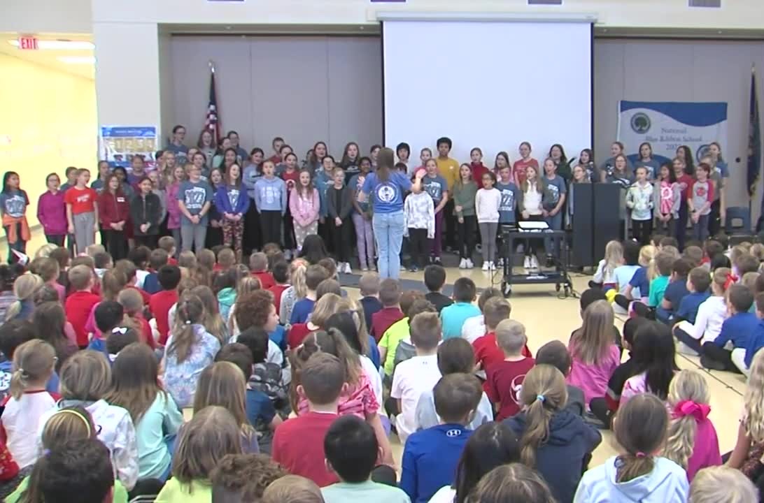 LPS's Adams Elementary celebrates National Blue Ribbon Award
