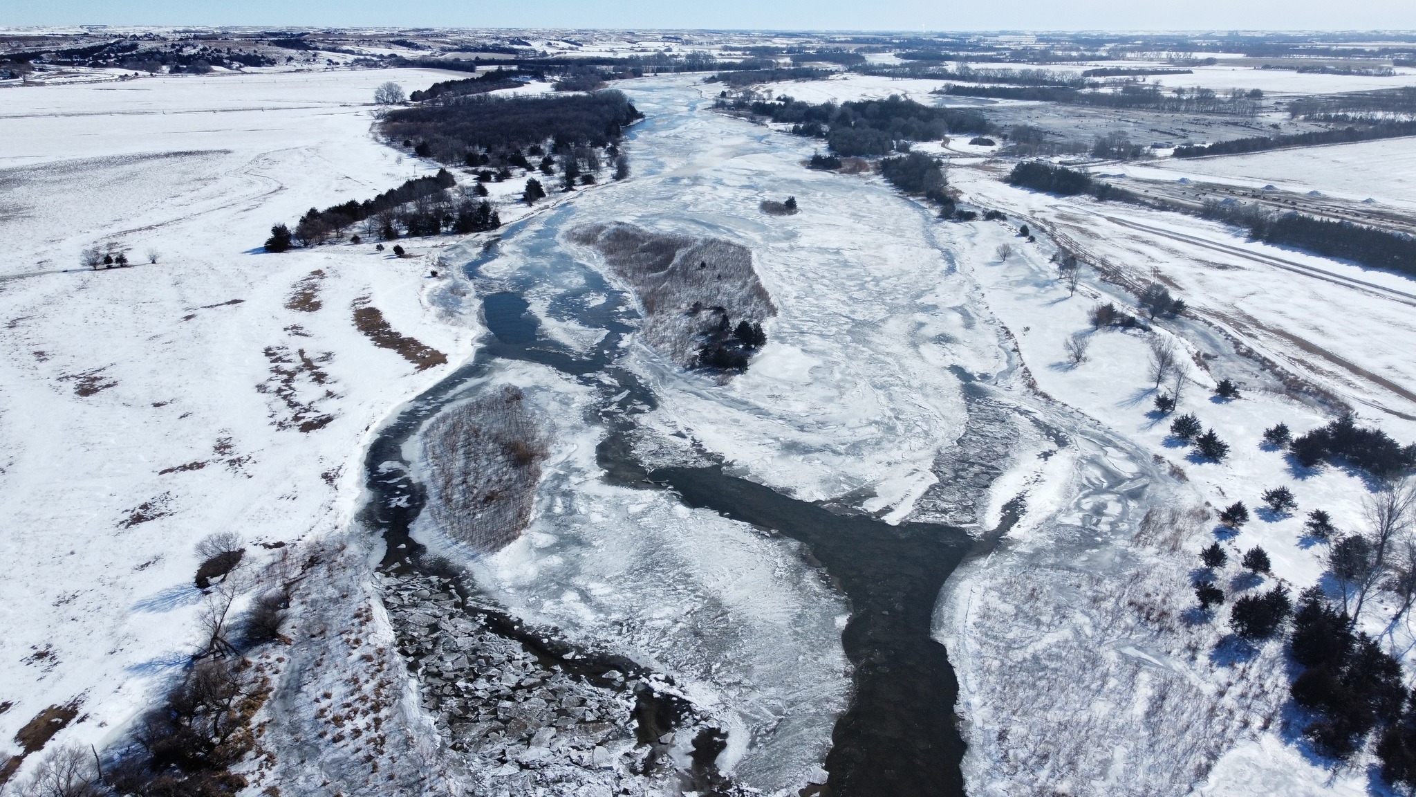 Help needed keeping track of possible ice jam flooding in Nebraska