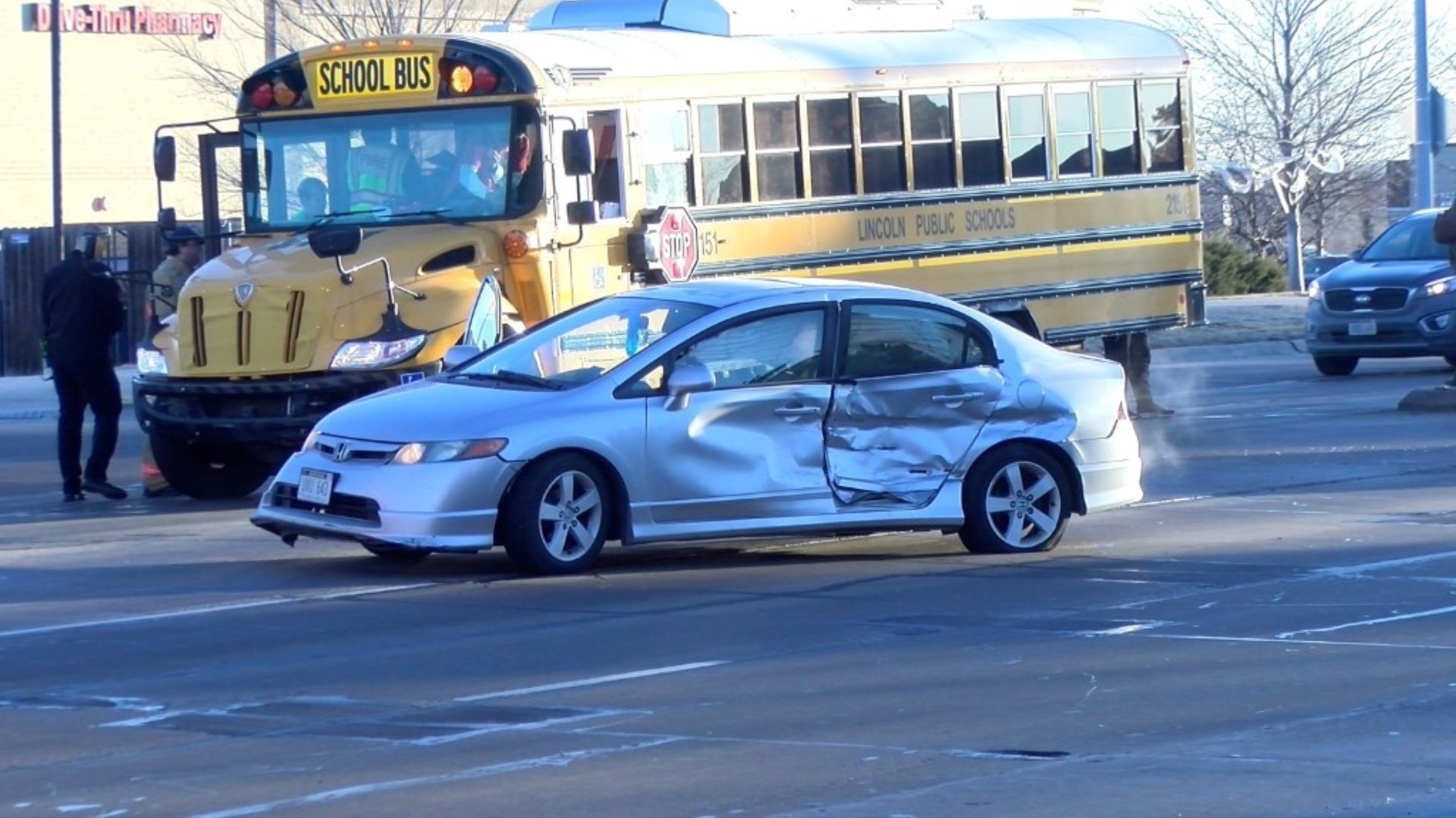 School bus involved in crash near 27th Street and Old Cheney Road in ...