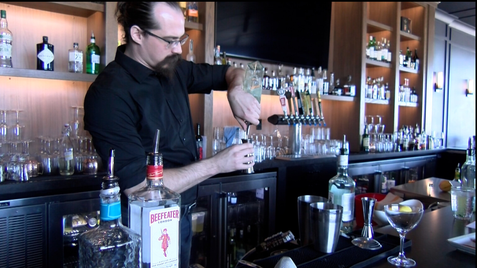 First mixology class at the Barred Owl bar