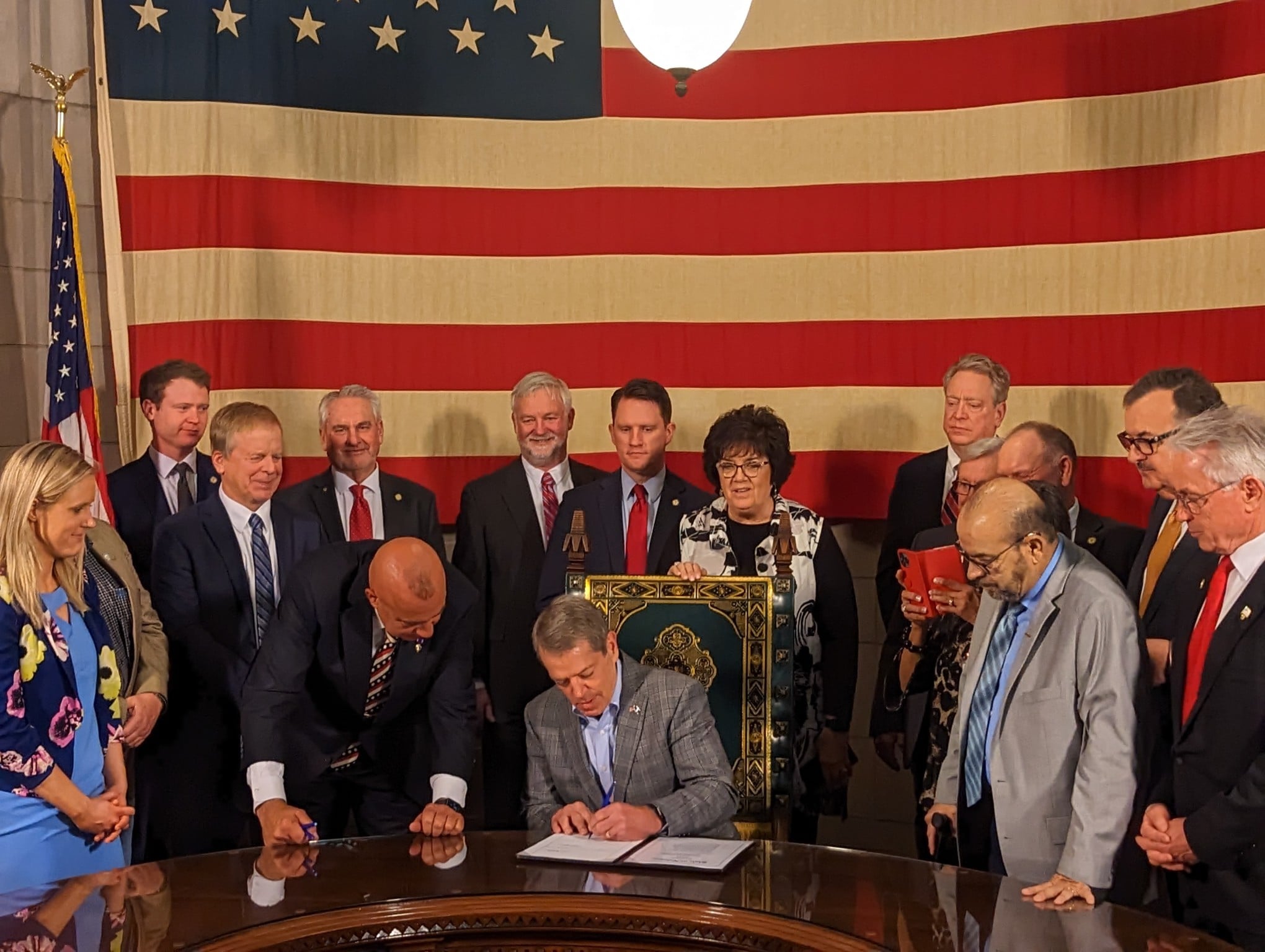 Nebraska Gov. Jim Pillen signs permitless concealed carry bill into law