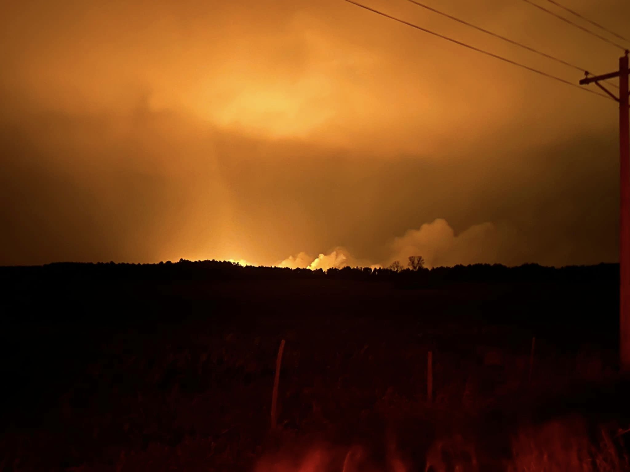 Wildfire burns 40,000 acres in two Nebraska counties, officials report