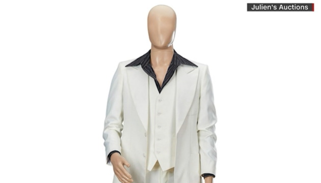John Travolta's 'Saturday Night Fever' suit dances its way to the ...