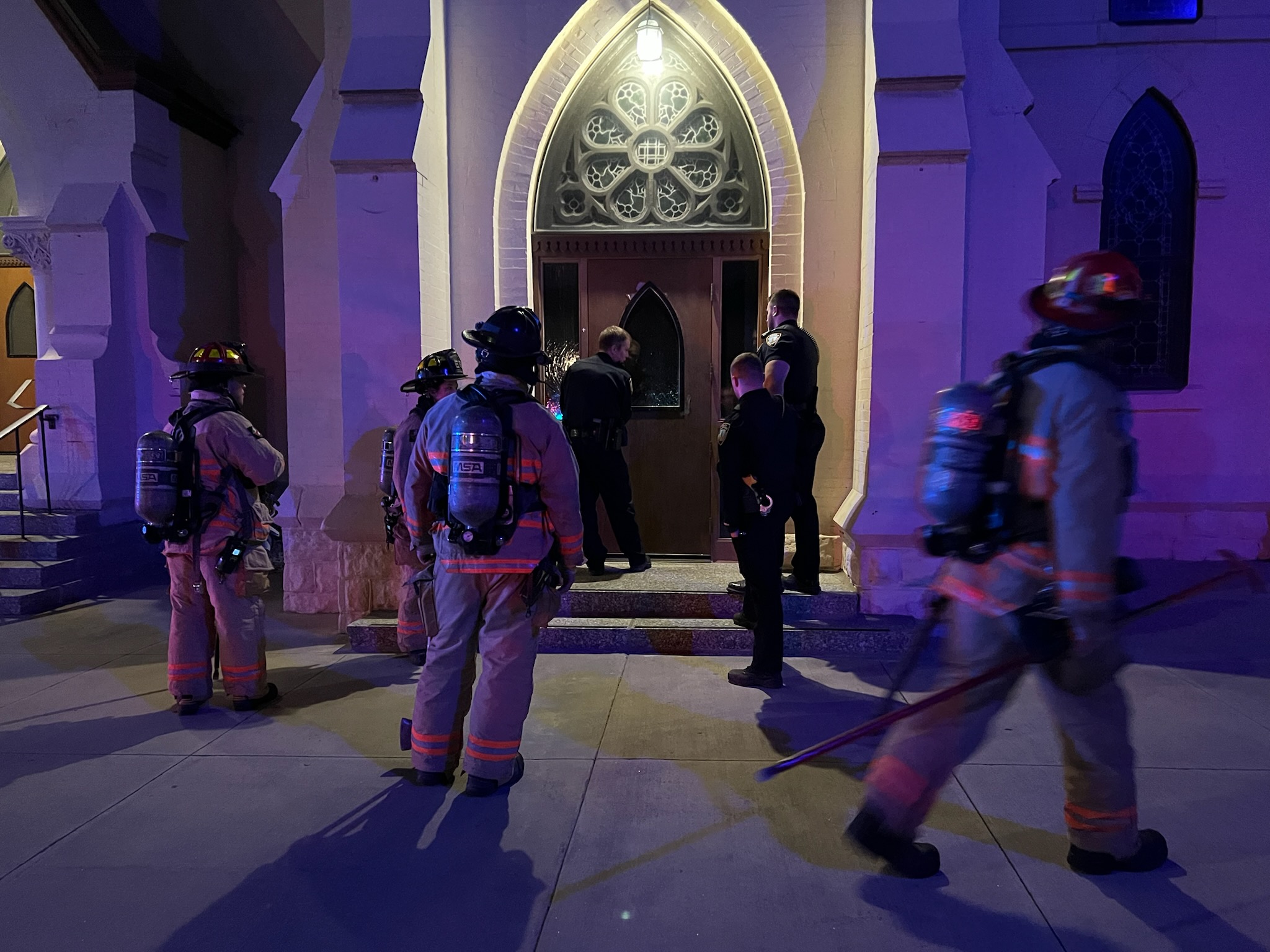 Fire scare at Lincoln church started with a fake call about flames ...