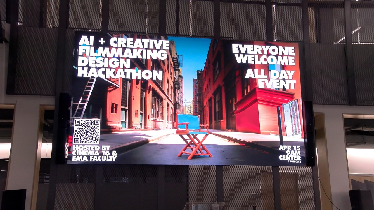 AI creative filmmaking design hackathon