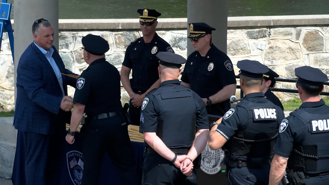 Pawtucket police officers honored in annual award, memorial ceremony