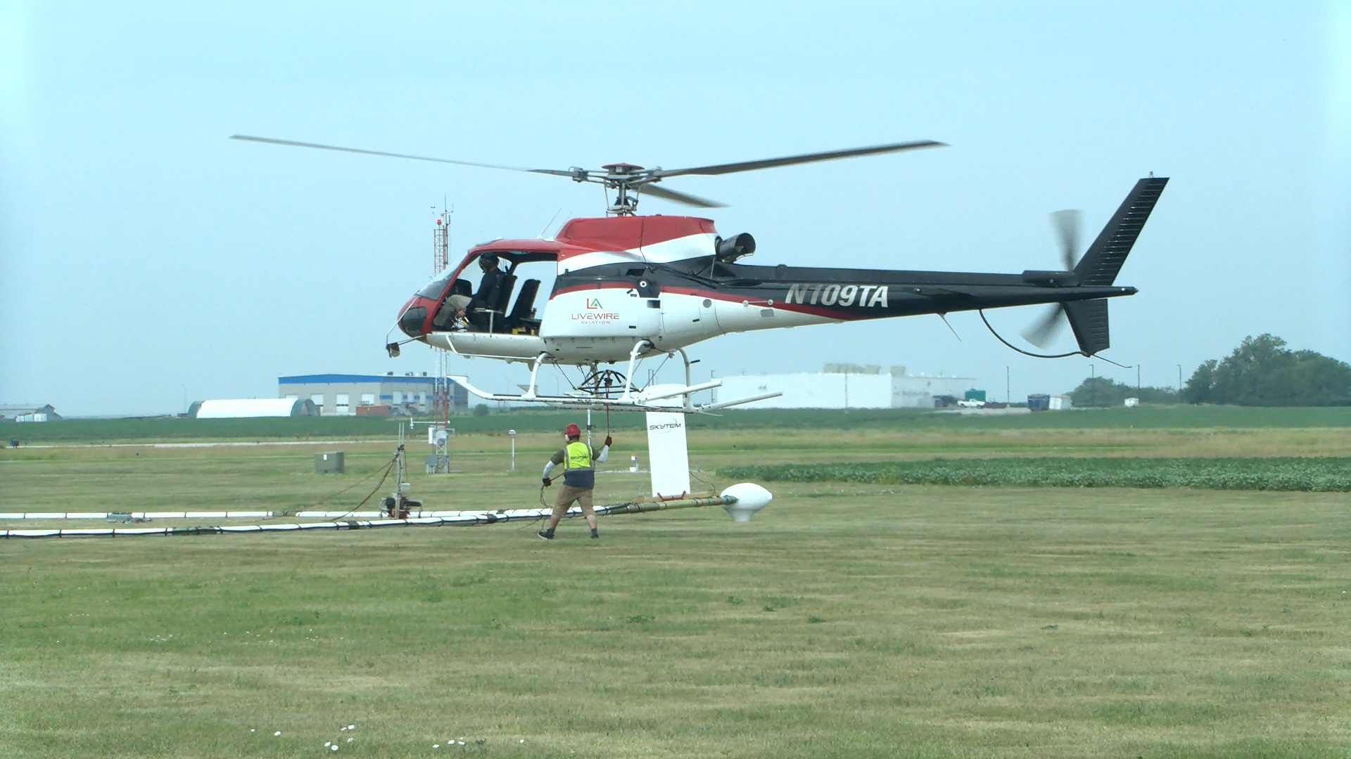 Why a helicopter is pulling a hoop over Gage and Jefferson Counties
