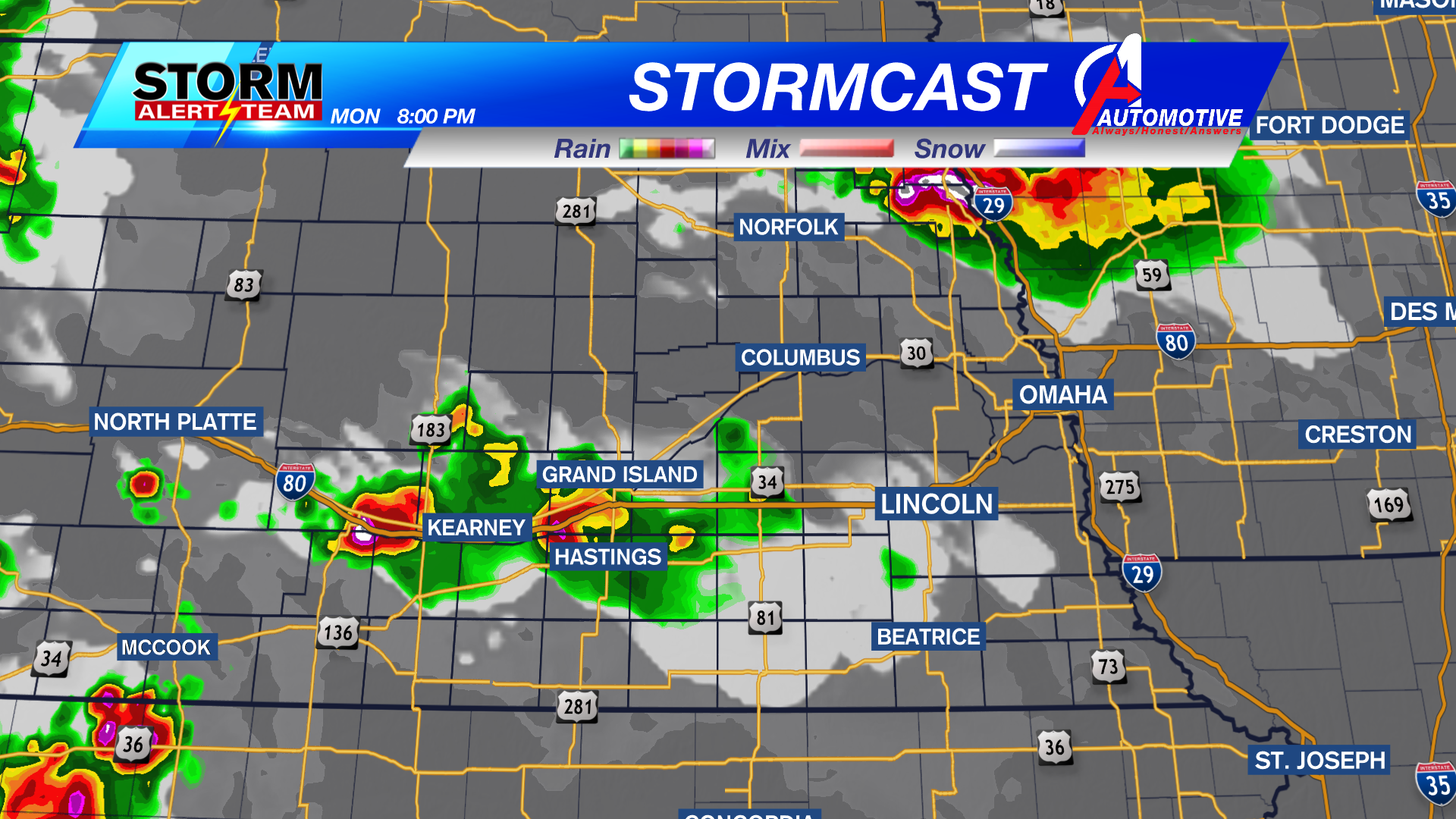 The 90s return along with storm chances