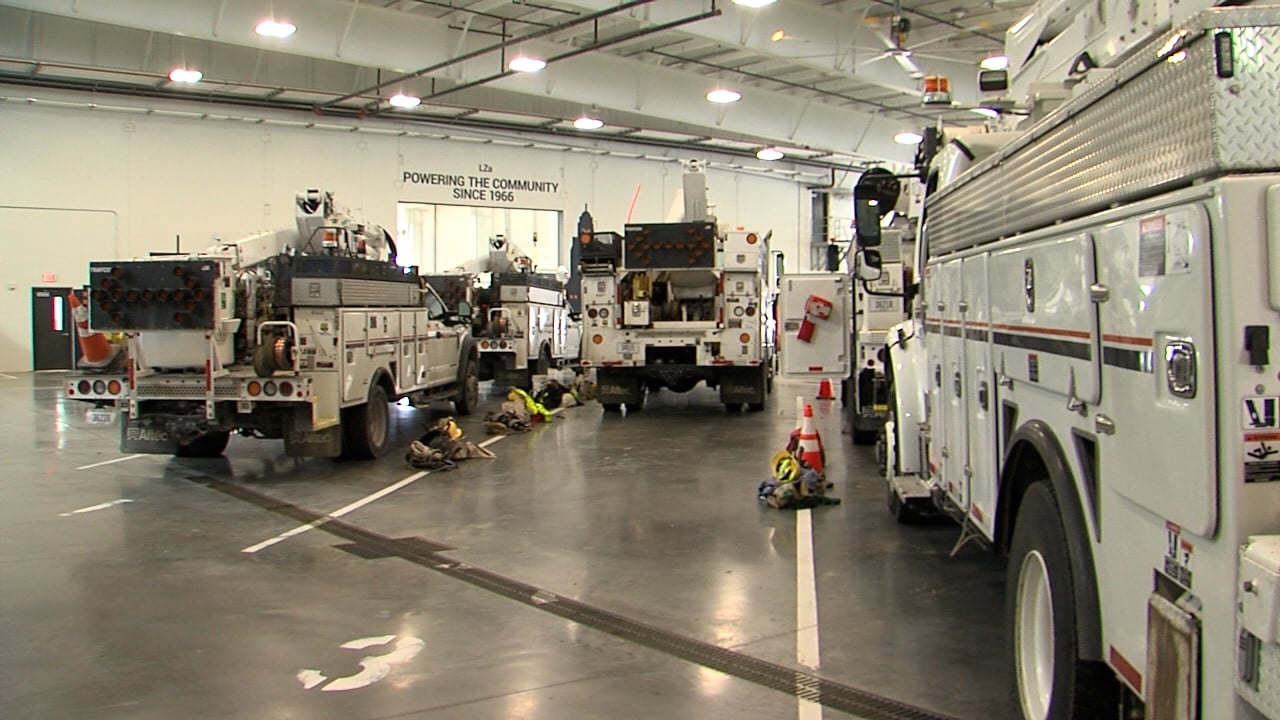 LES restores power after storms knock down power lines and poles