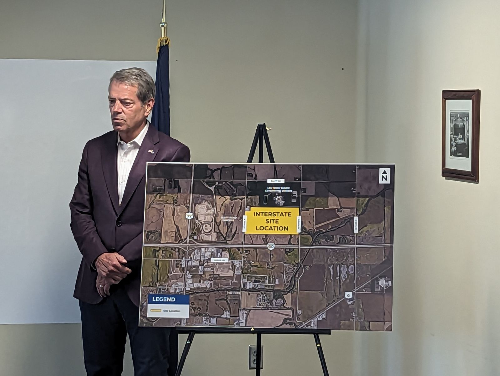 Gov. Pillen, Mayor Gaylor Baird announce new location for Nebraska prison