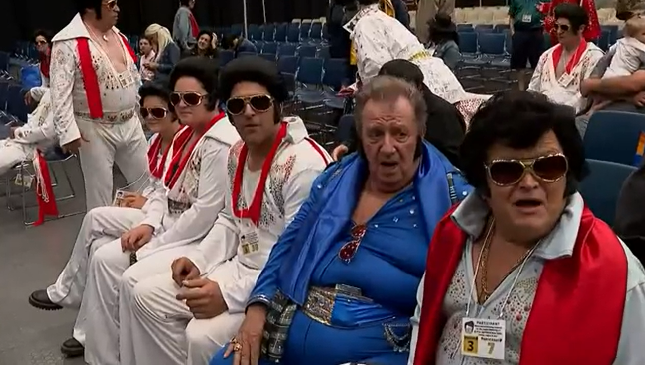 Impersonators hope to break record for National Elvis Week