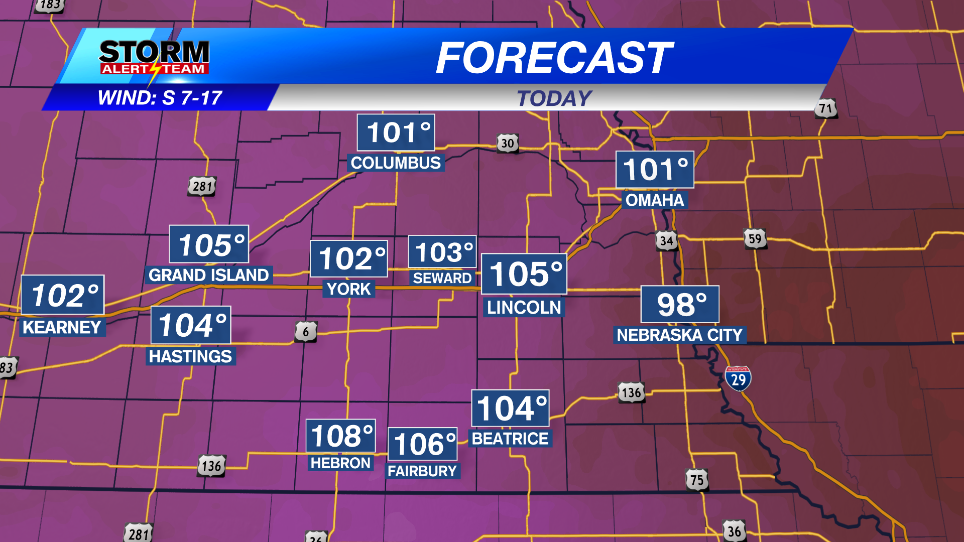 The dangerous heat continues