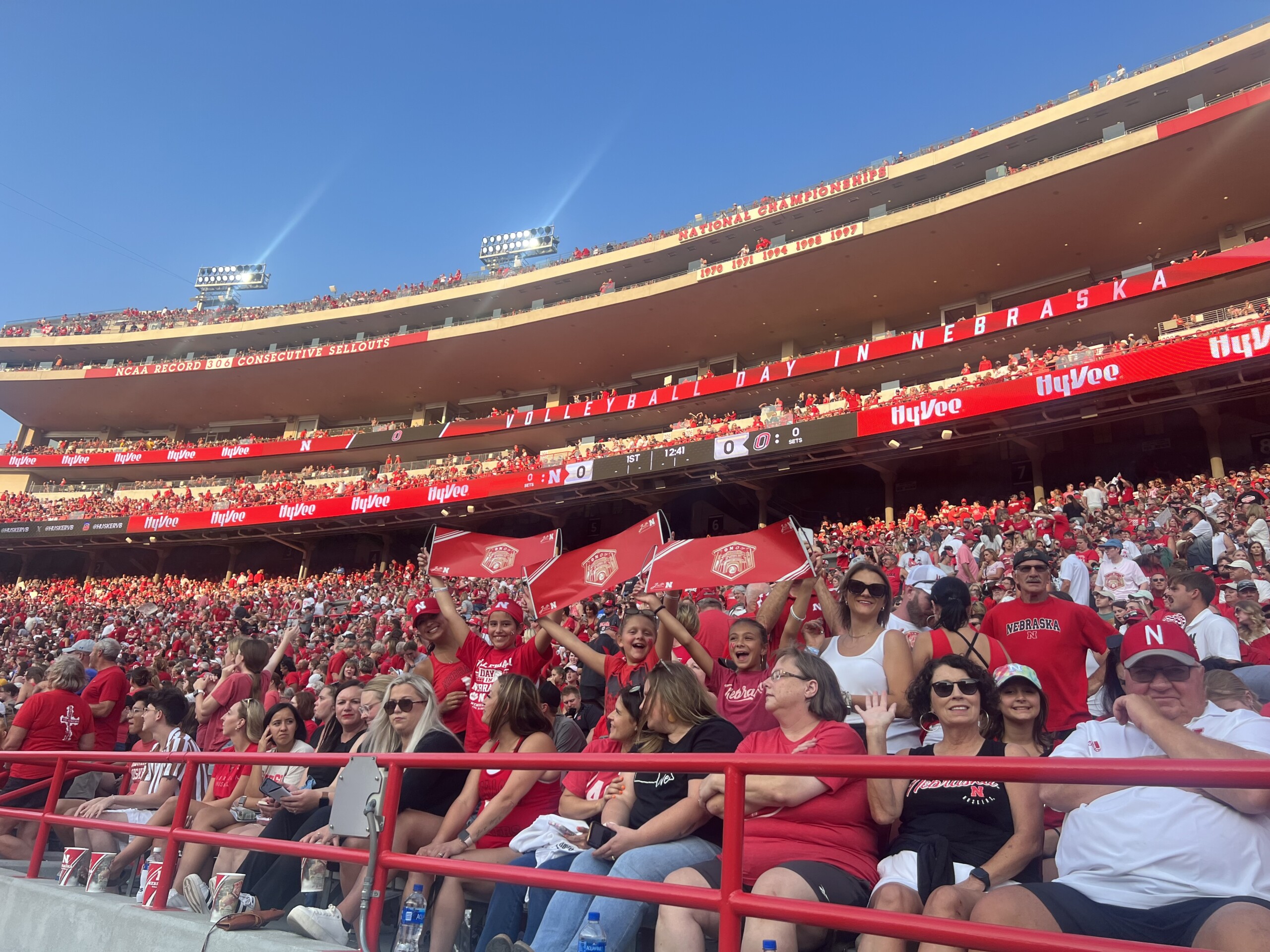 PHOTOS: Over 90,000 Husker fans gather for Volleyball Day in Nebraska