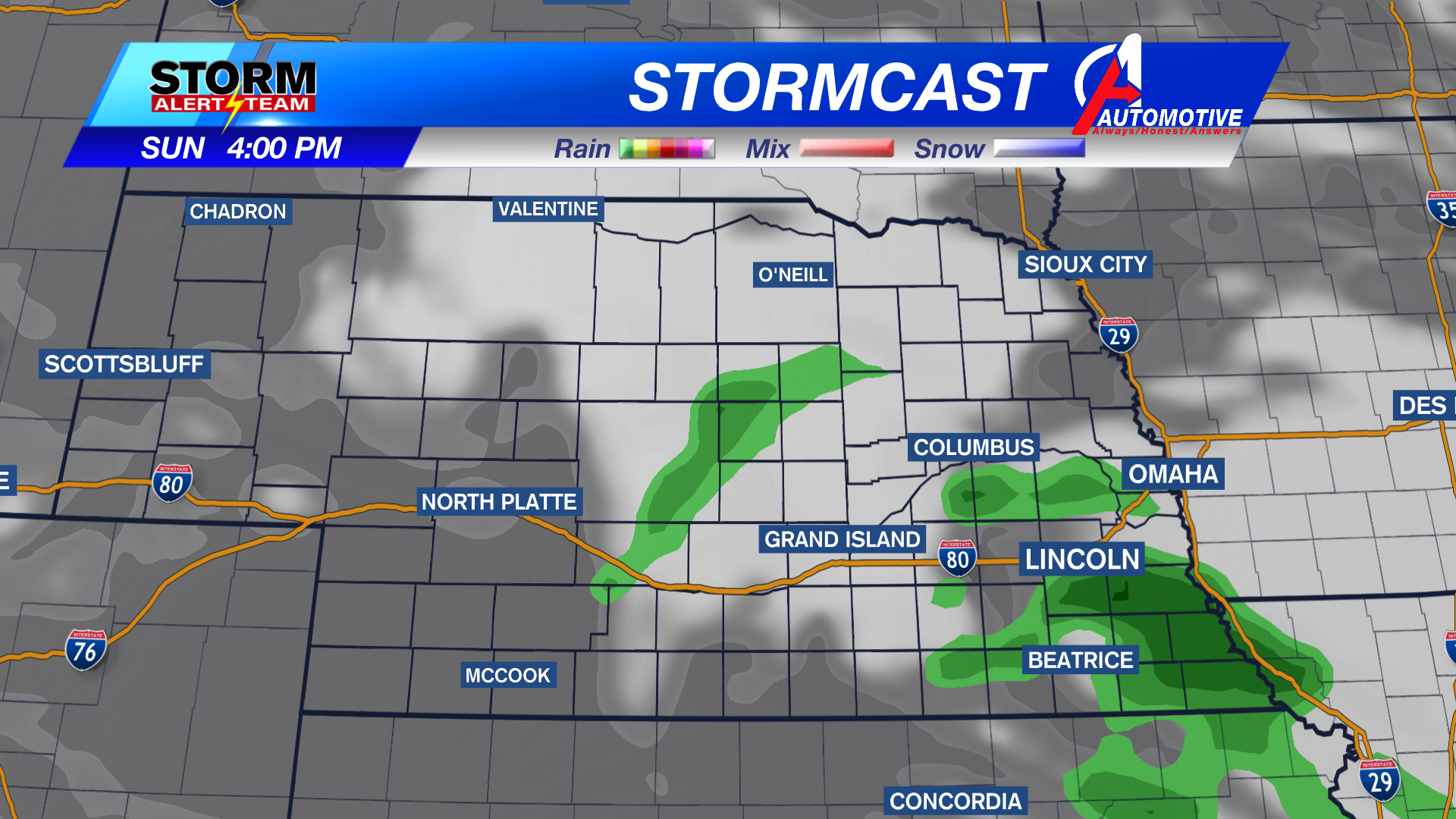 Very warm Friday; Husker heavy in gameday forecasts