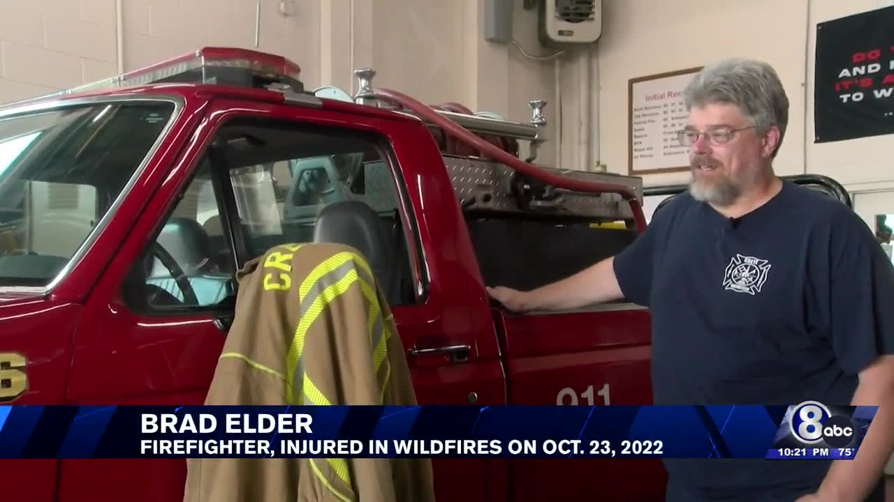 ‘Insanely lucky’: Injured firefighter back at work one year after ...