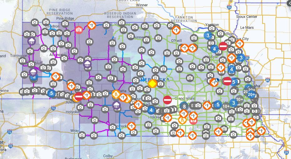 Winter travel resources for Nebraska drivers