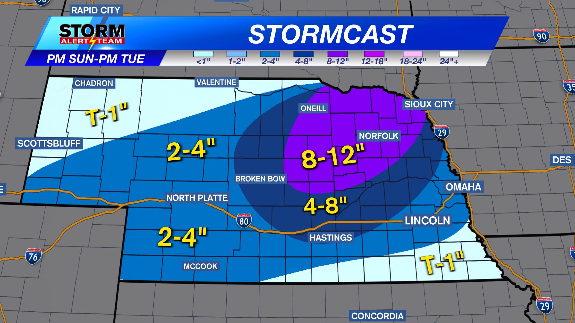 Snow west with storms east on Christmas Eve