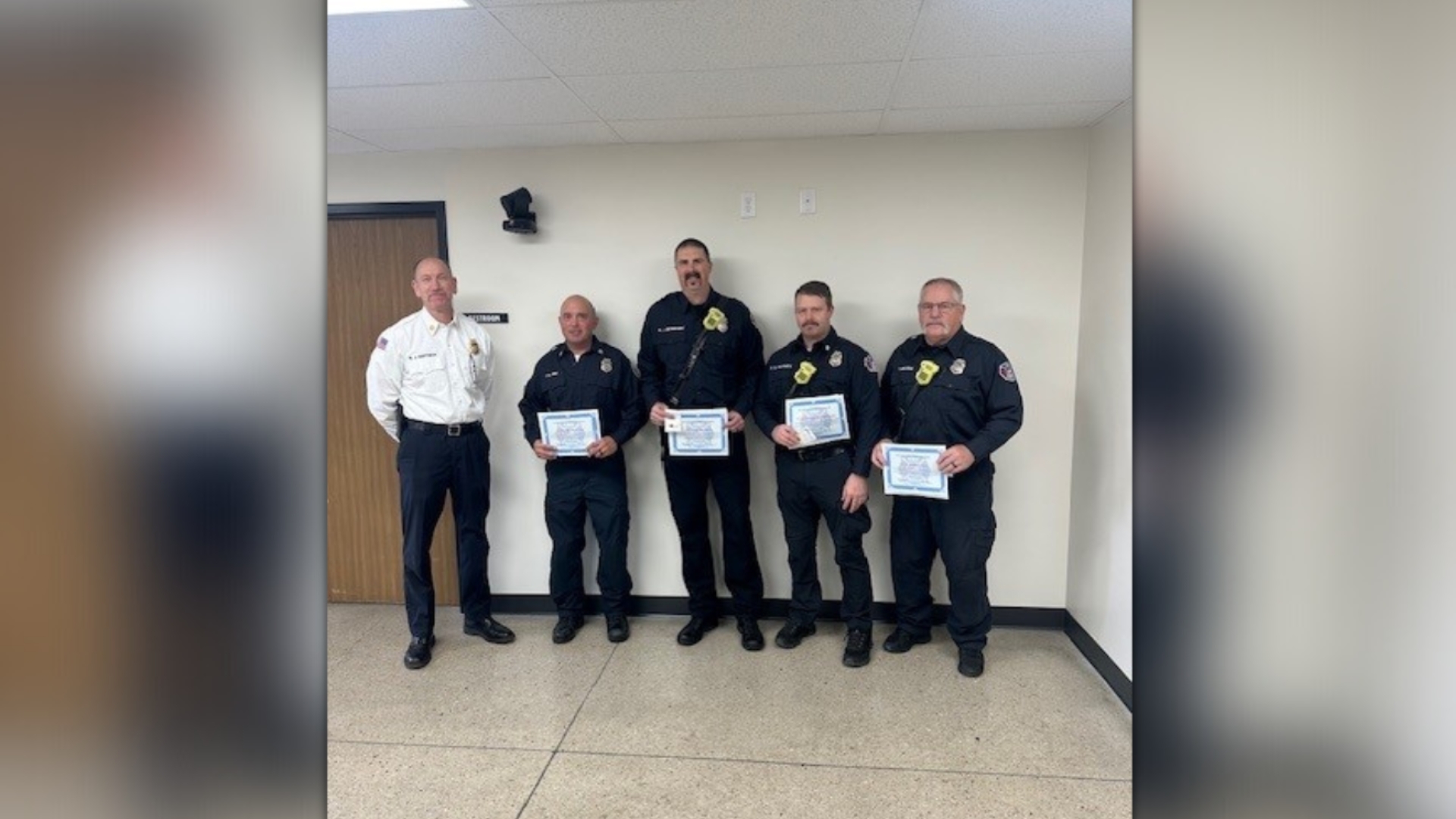 Papillion Fire Department crew honored for eastern Nebraska elevator rescue