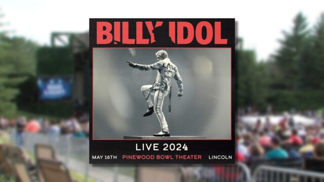 Billy Idol coming to Lincoln's Pinewood Bowl Theater