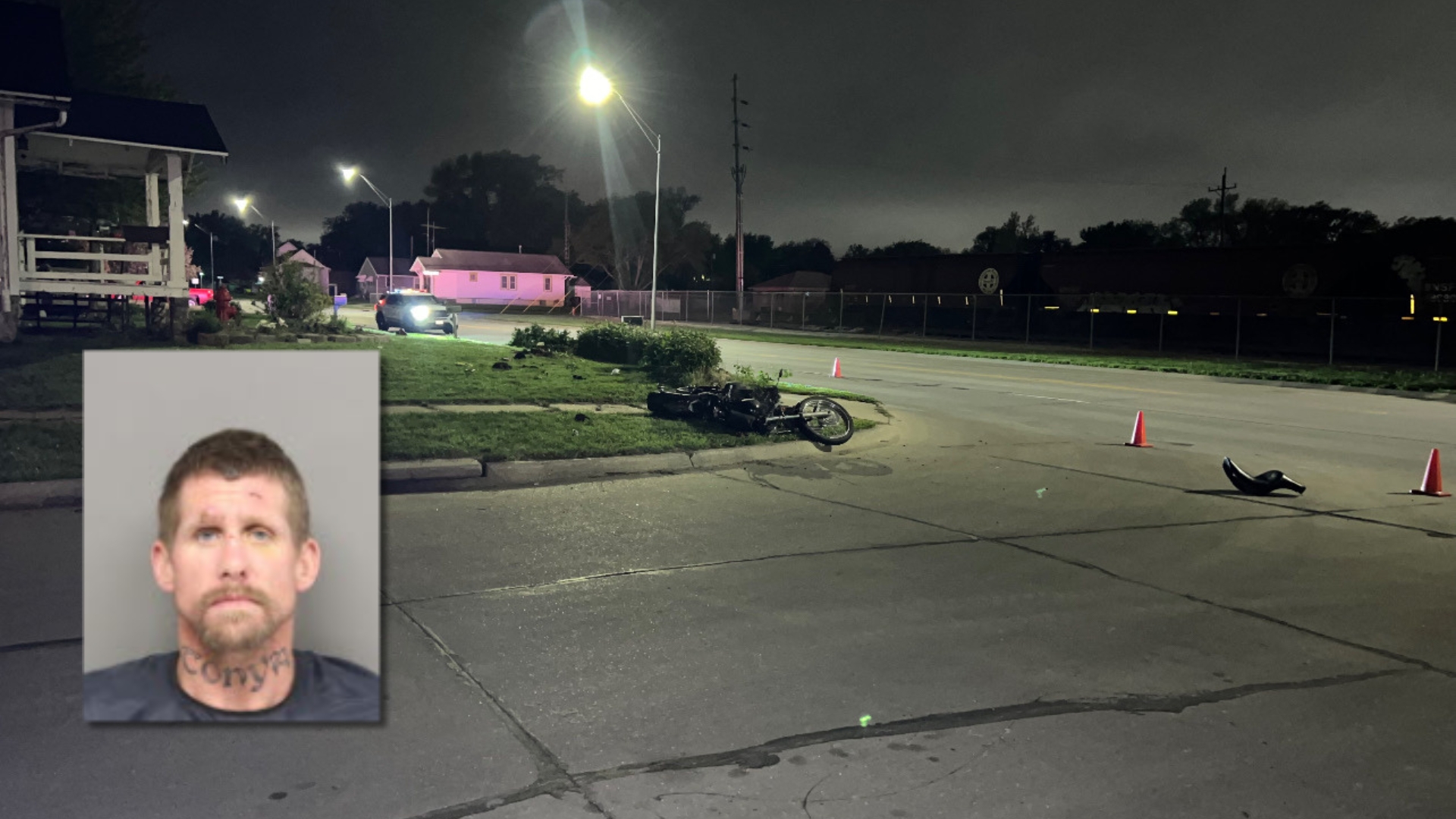 Motorcyclist caught with cocaine, meth after northeast Lincoln crash ...