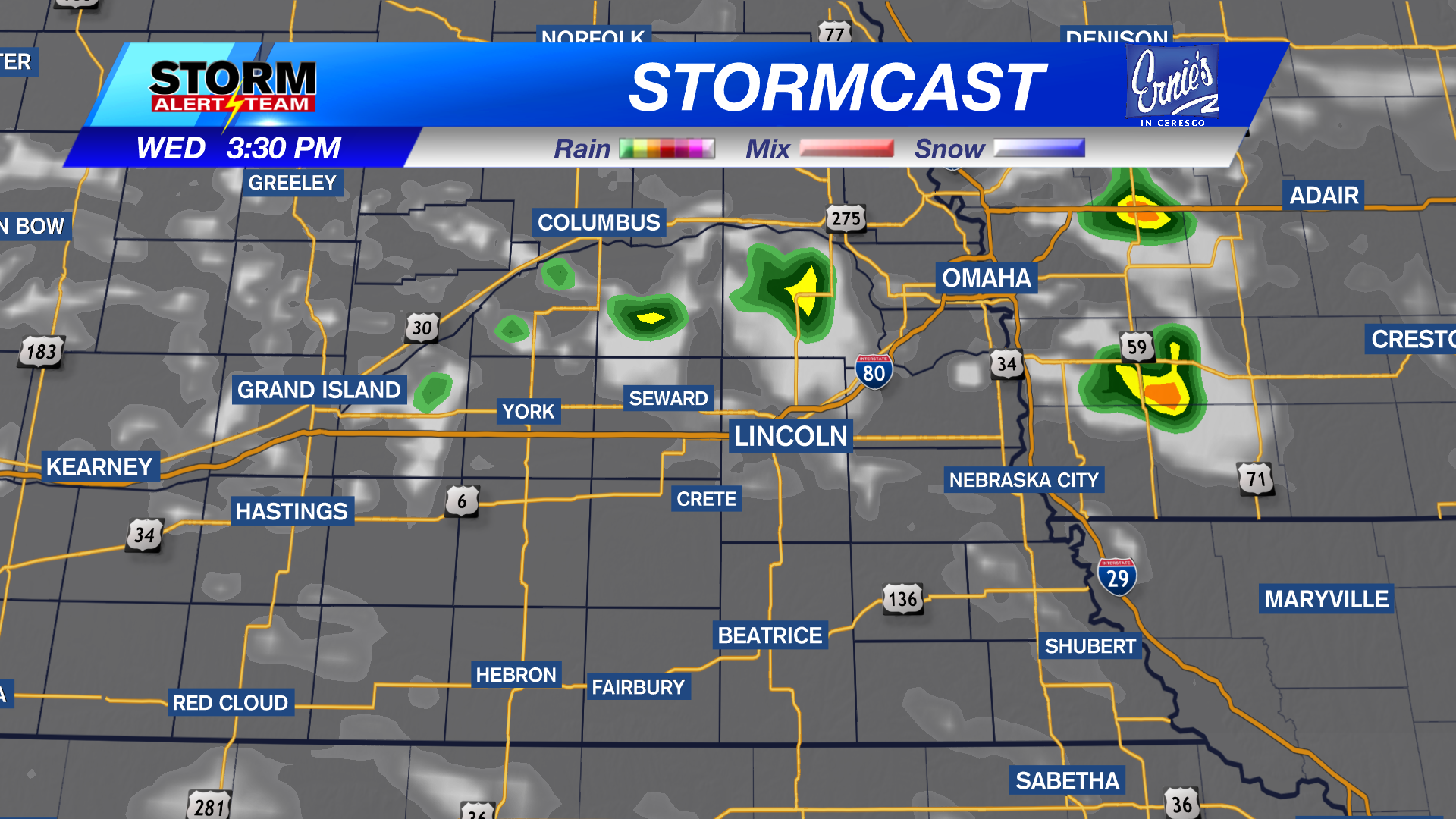 Few more pop-up storms possible Wednesday