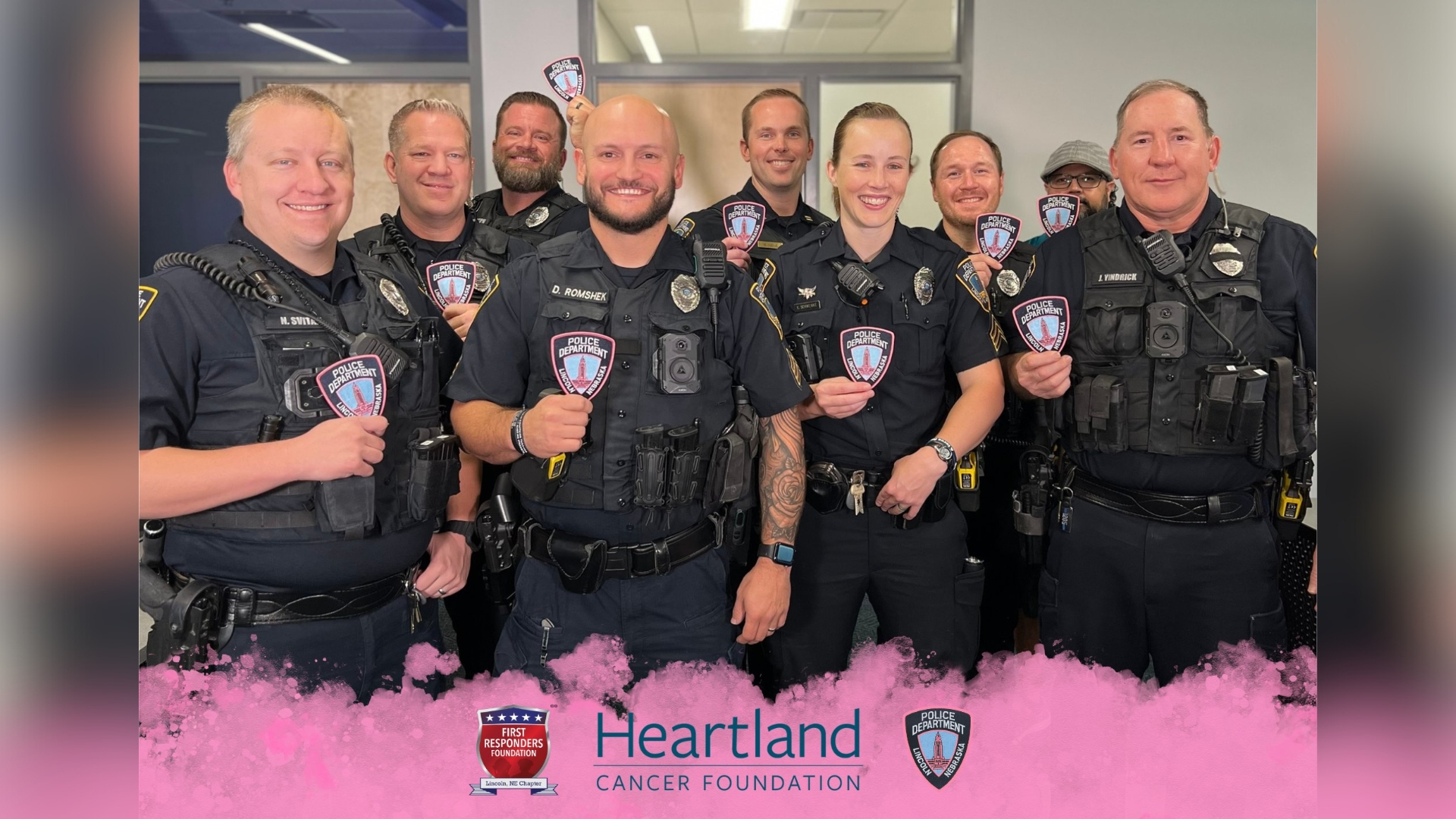 Lincoln Police announce agency's first-ever Pink Patch Project fundraiser