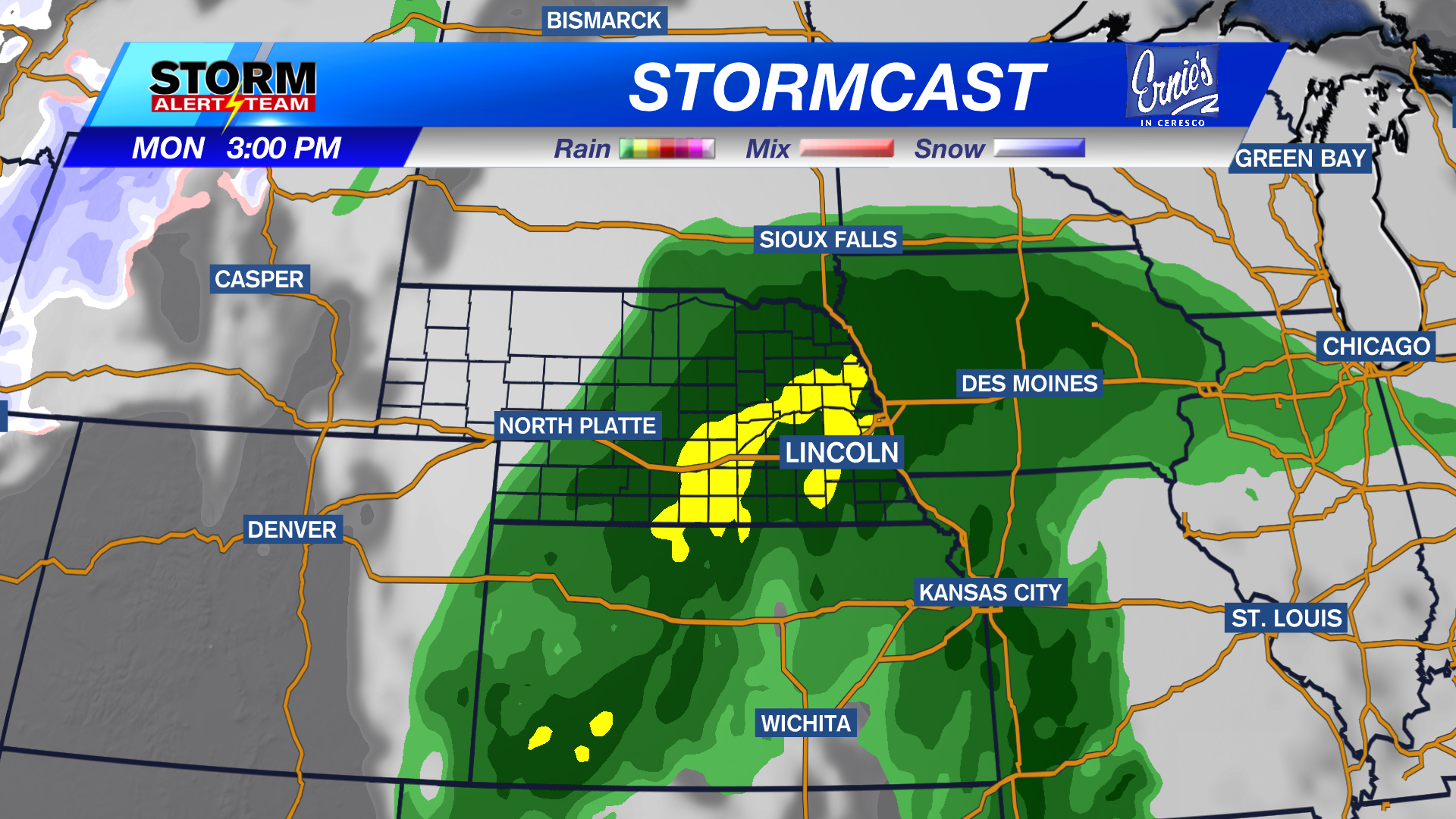 Breezy but quiet weekend; heavy rain with storms Monday