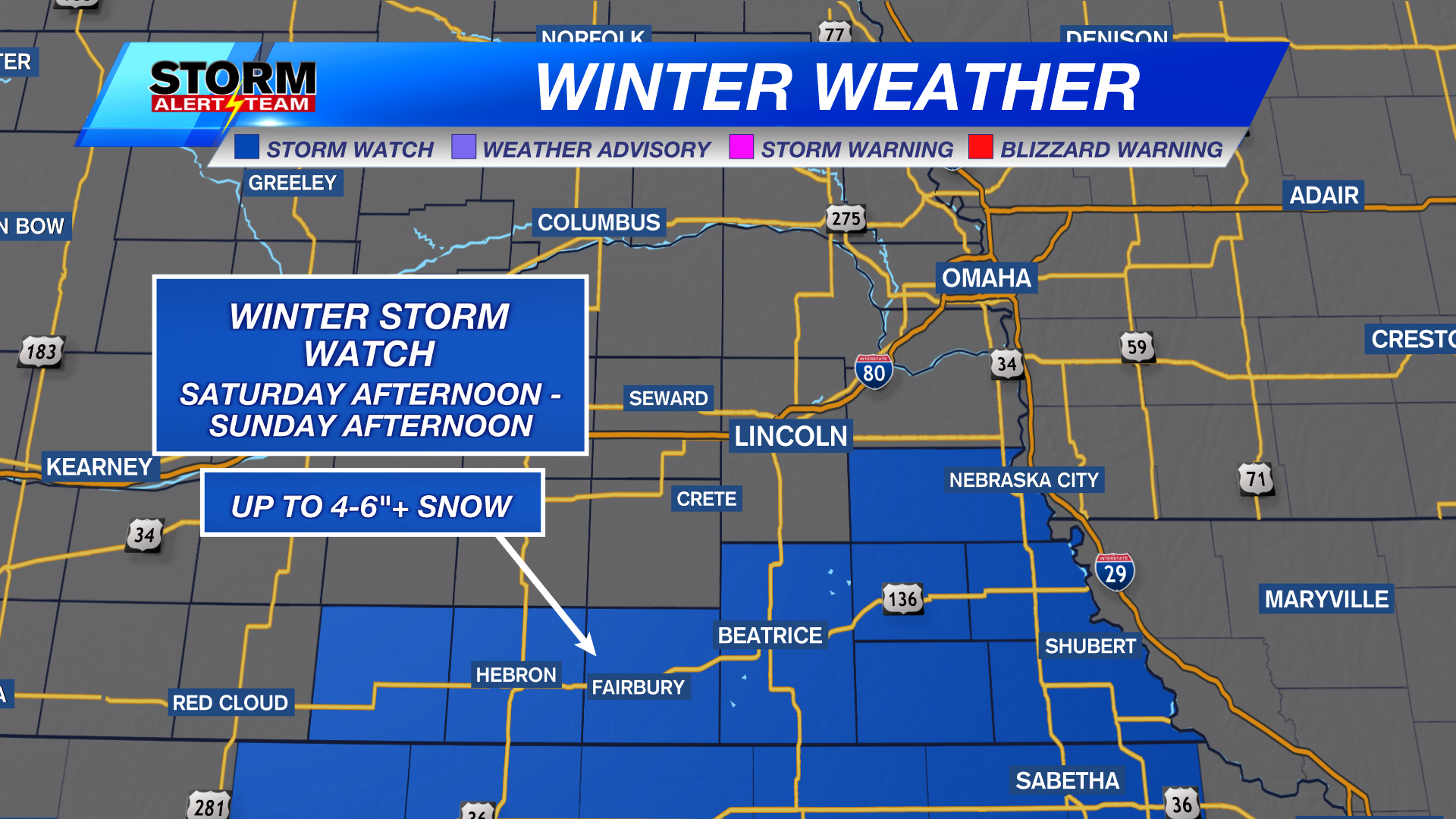 Snow on the way this weekend in first winter storm