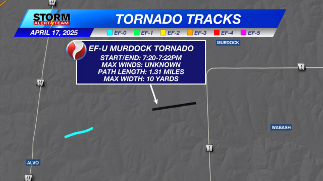 Six tornadoes confirmed across eastern Nebraska and southwest Iowa