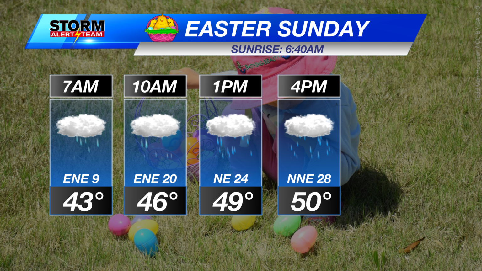 Destructive storms ravage eastern Nebraska, cooler then rainy toward Easter Sunday