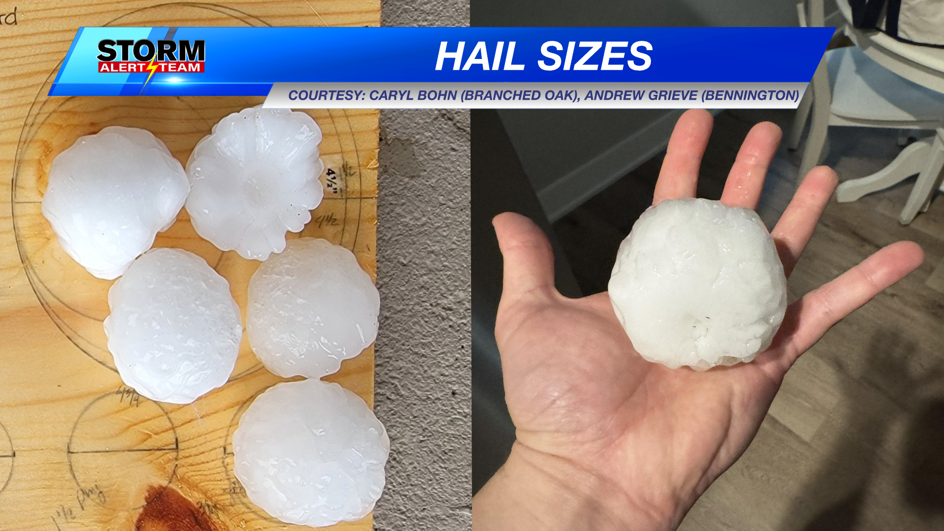 Destructive storms ravage eastern Nebraska, cooler then rainy toward Easter Sunday