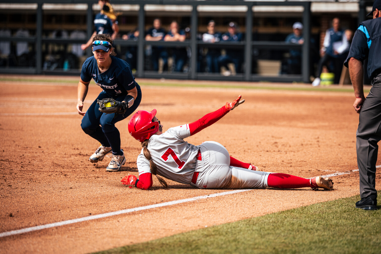 No. 19 Nebraska softball run-rules Penn State, advances in Big Ten Tournament