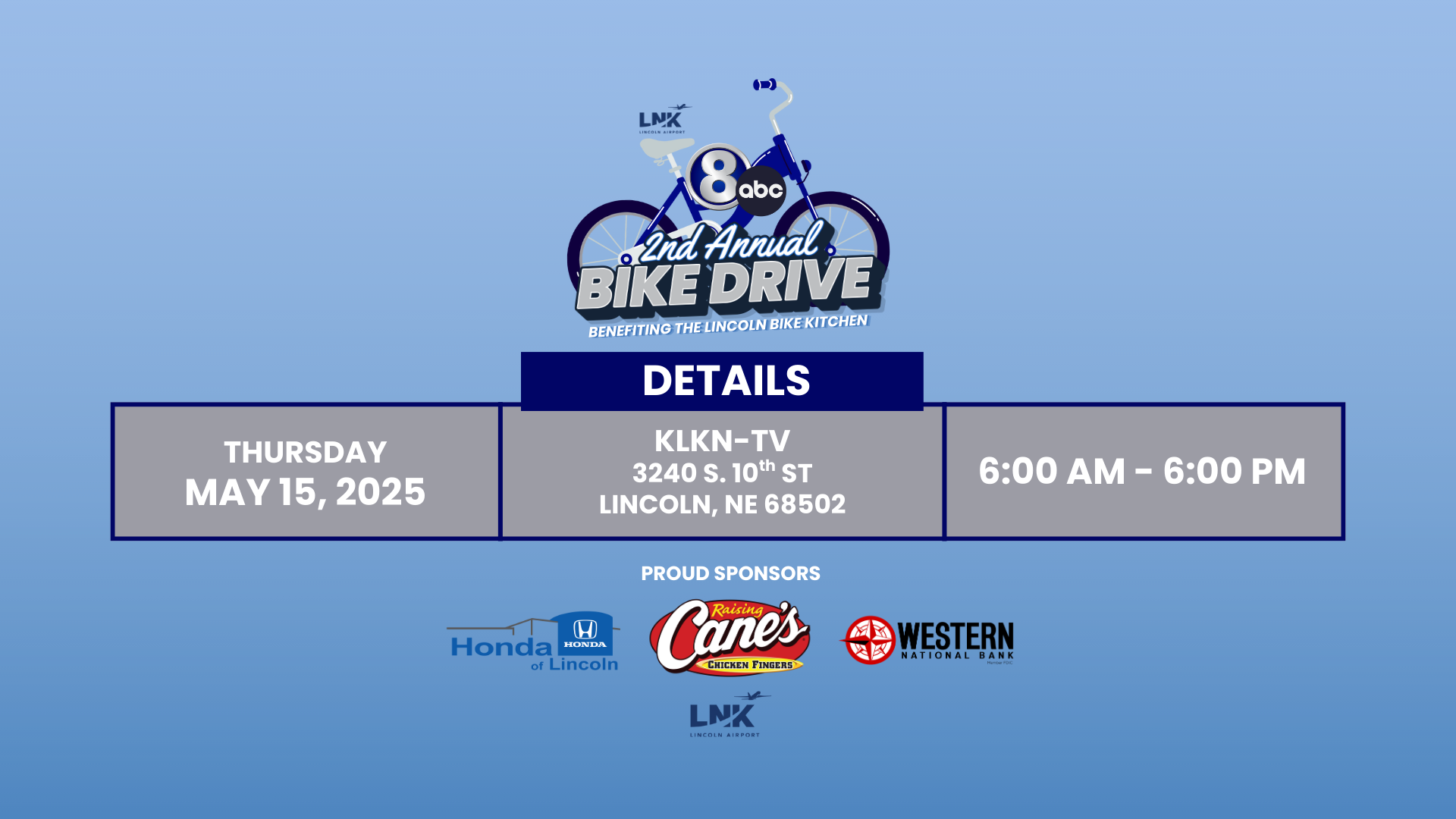 Channel 8 hosting second annual bike drive