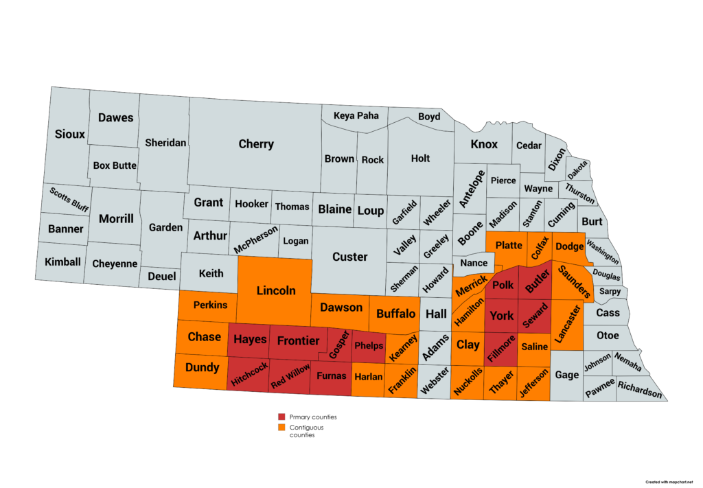 USDA declares natural disaster in 12 Nebraska counties due to drought