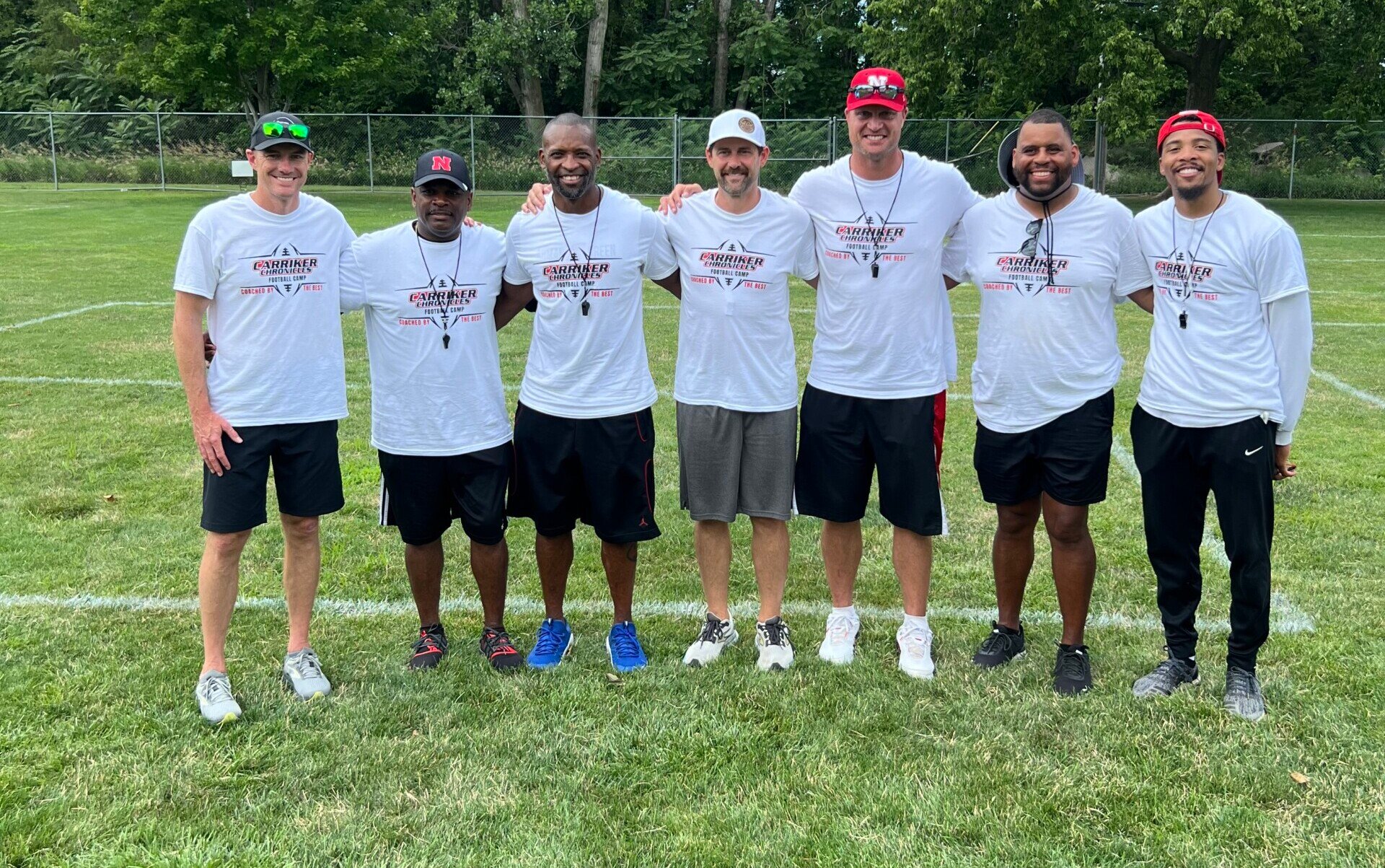 Former Husker and NFL veteran Adam Carriker hosts football camp in Lincoln