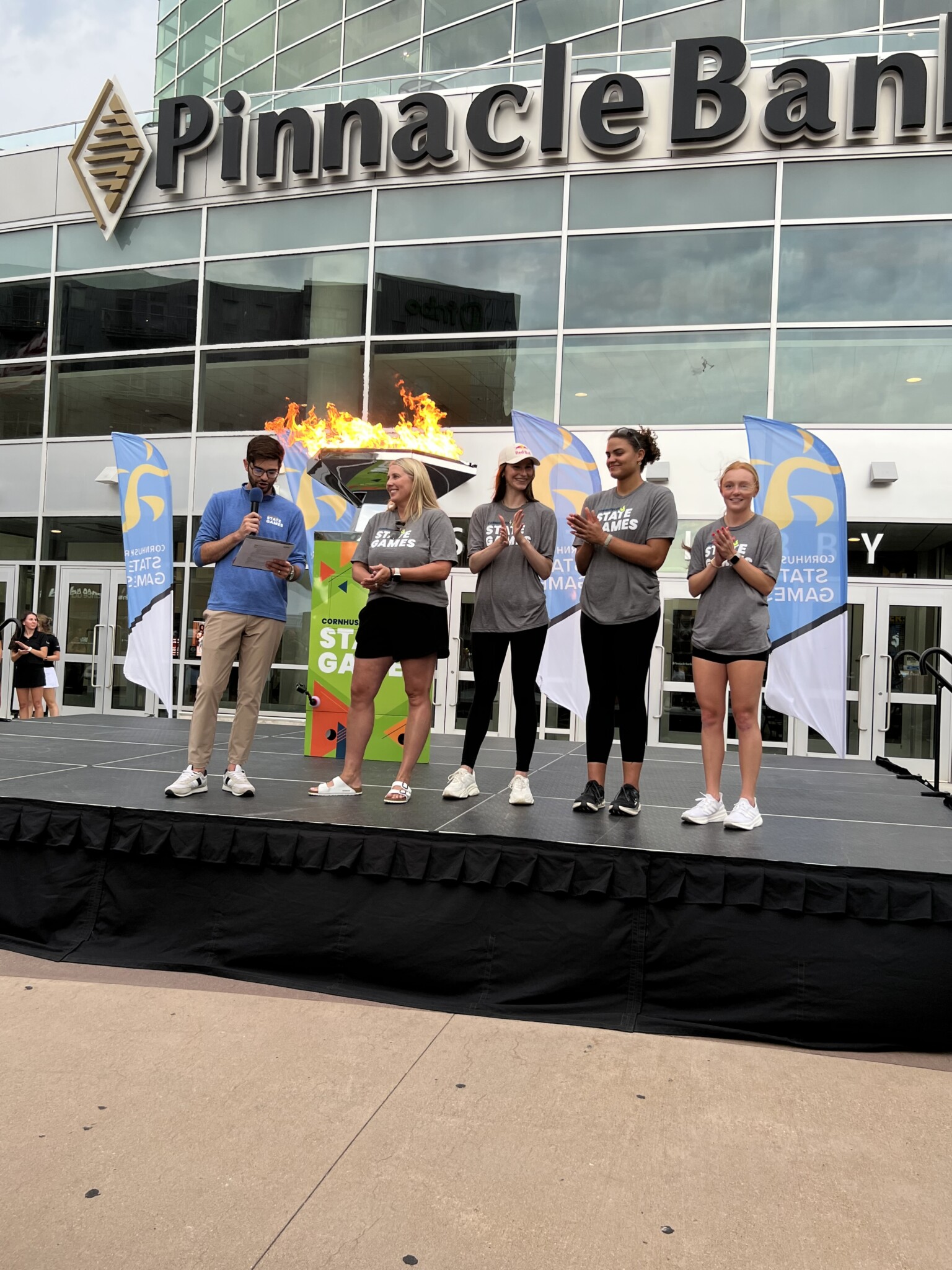 Dani Busboom Kelly helps kickoff 2025 Cornhusker State Games